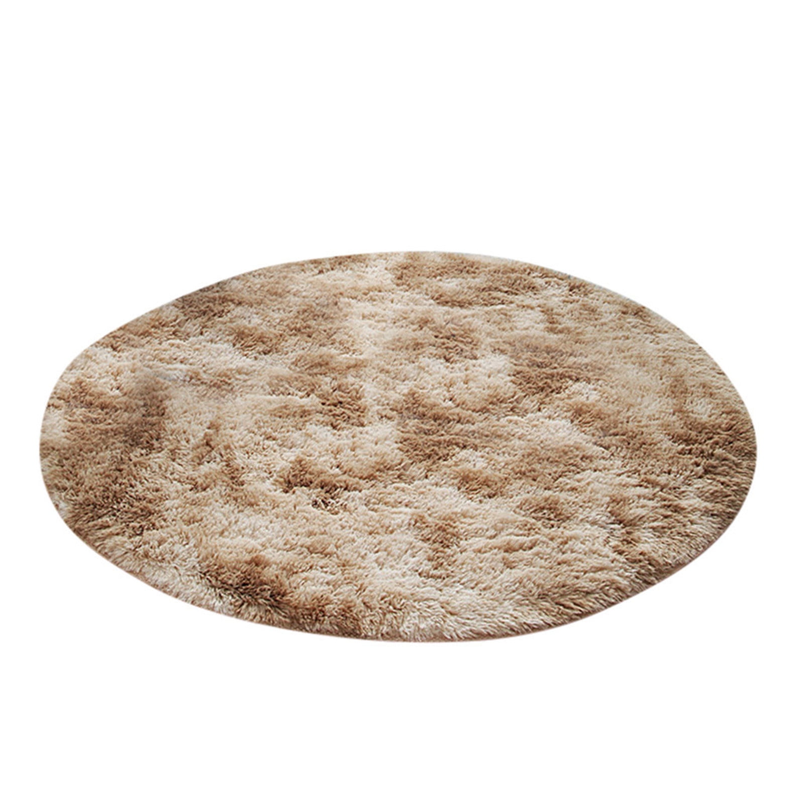 asjyhkr Round Modern Soft Fleece Fuzzy Rug for Bedroom Livingroom Small ...
