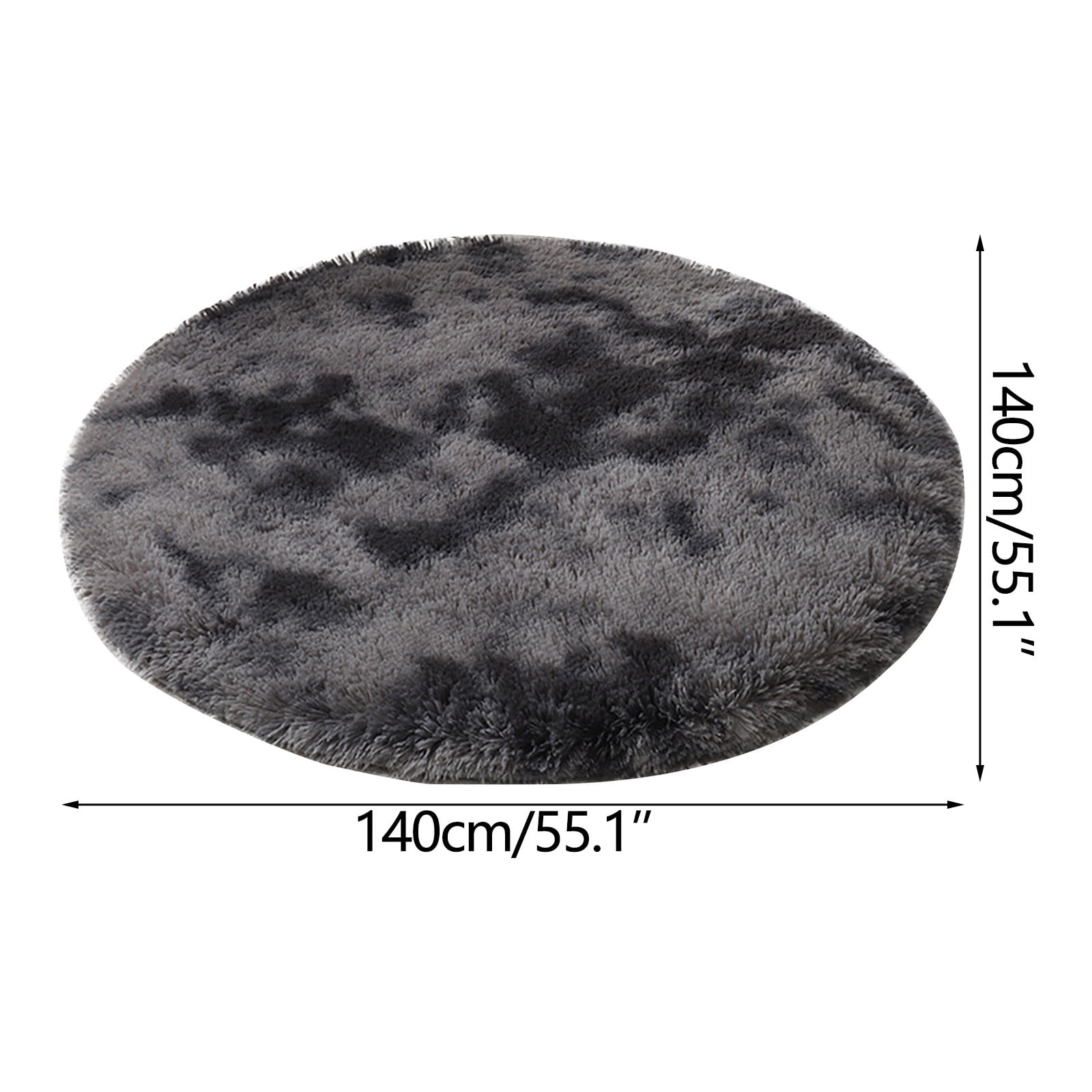 asjyhkr Round Rug for Teens Girls Kids Bedroom, Cute Plush Circle ...