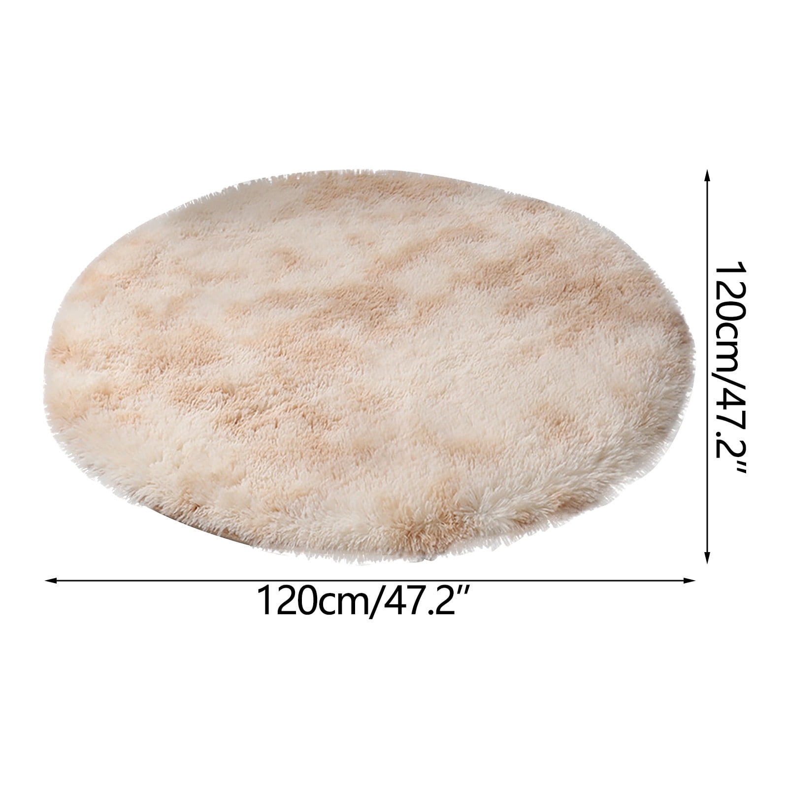 asjyhkr Round Rug for Teens Girls Kids Bedroom, Cute Plush Circle ...