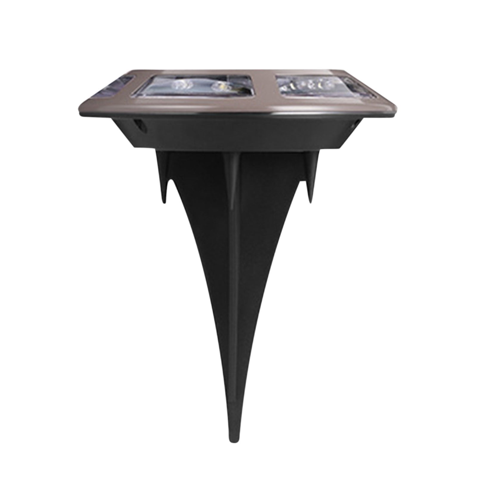 asjyhkr Round Solar Ground Lights, Solar Disk Lights 12 LED Outdoor ...