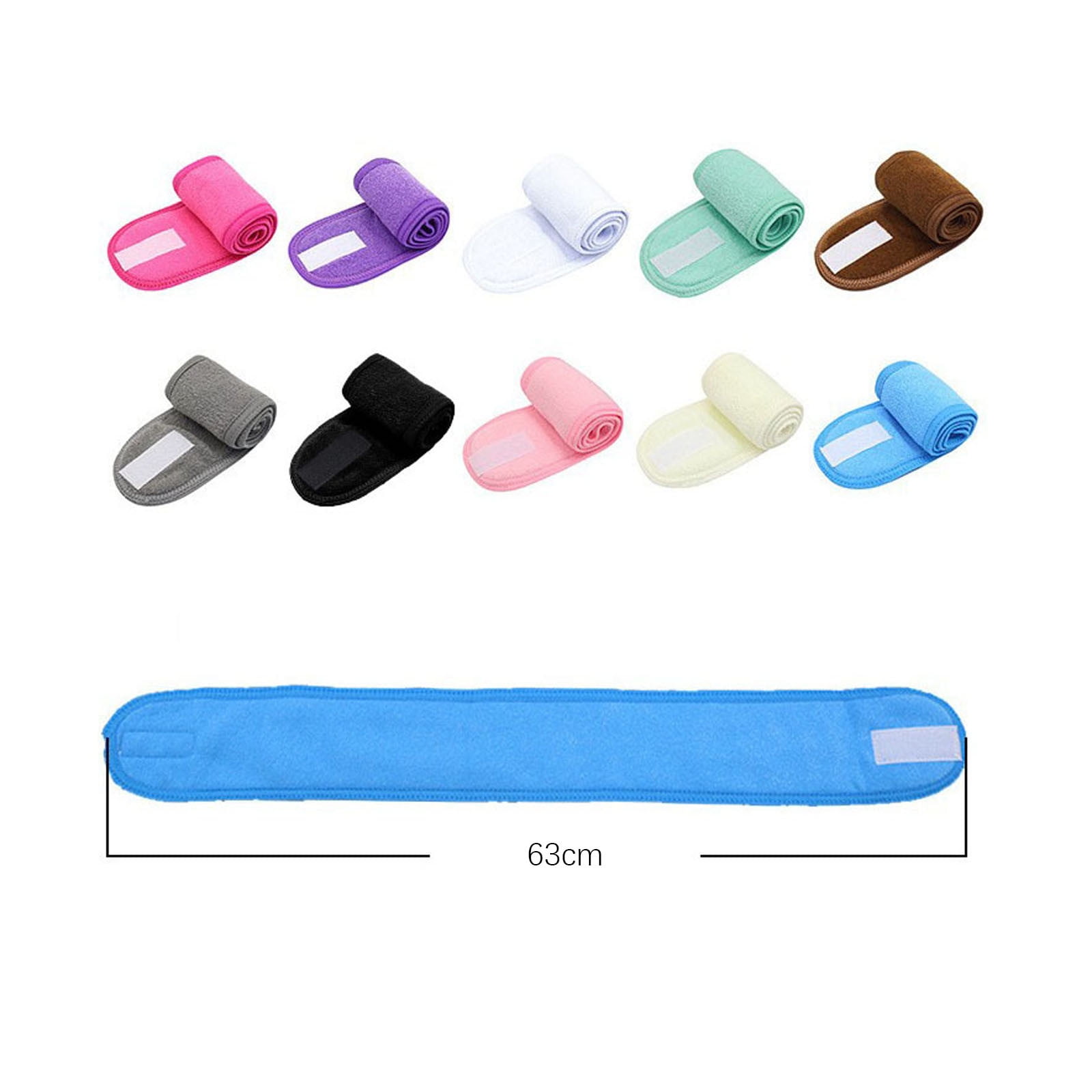 asjyhkr Spa Facial Headband Make up Wrap Head Terry Cloth Headband ...