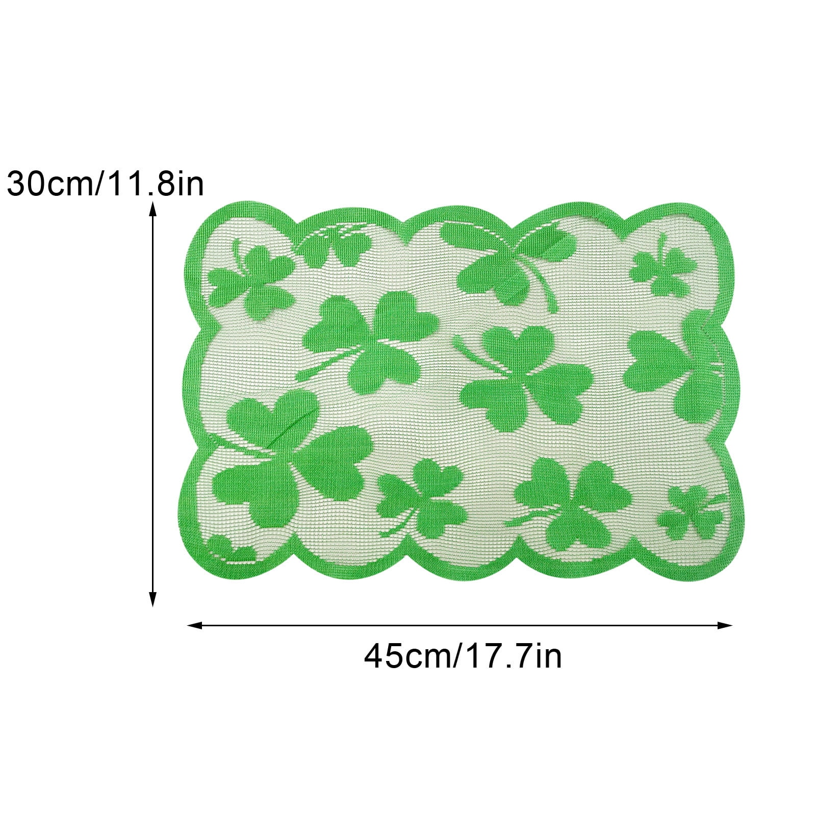 asjyhkr St. Patrick's Day Placemats Shamrock Placemat St. Patrick's Day ...