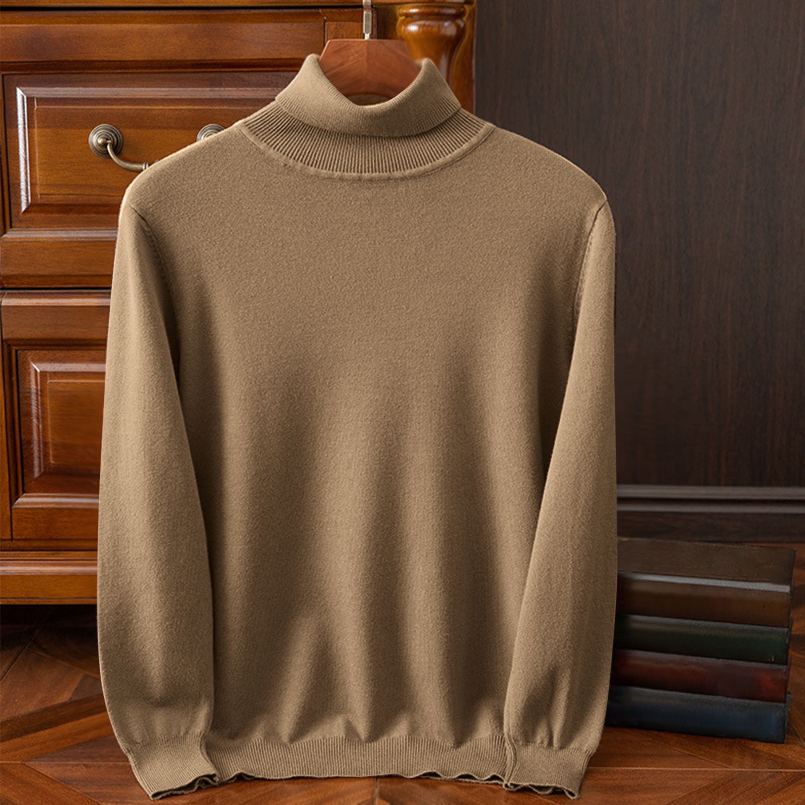 asjyhkr Sweaters for Men Knit Crew Neck Long Sleeve Pullover Casual ...