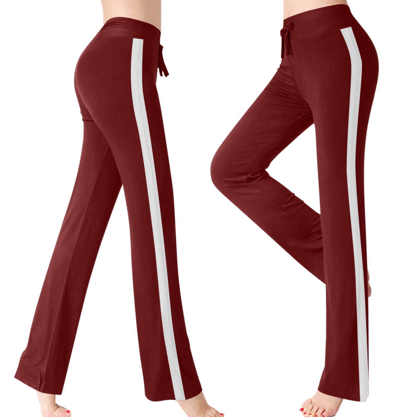 asjyhkr Sweatpants Women Drawstring High Waist Stretch Yoga Pants ...