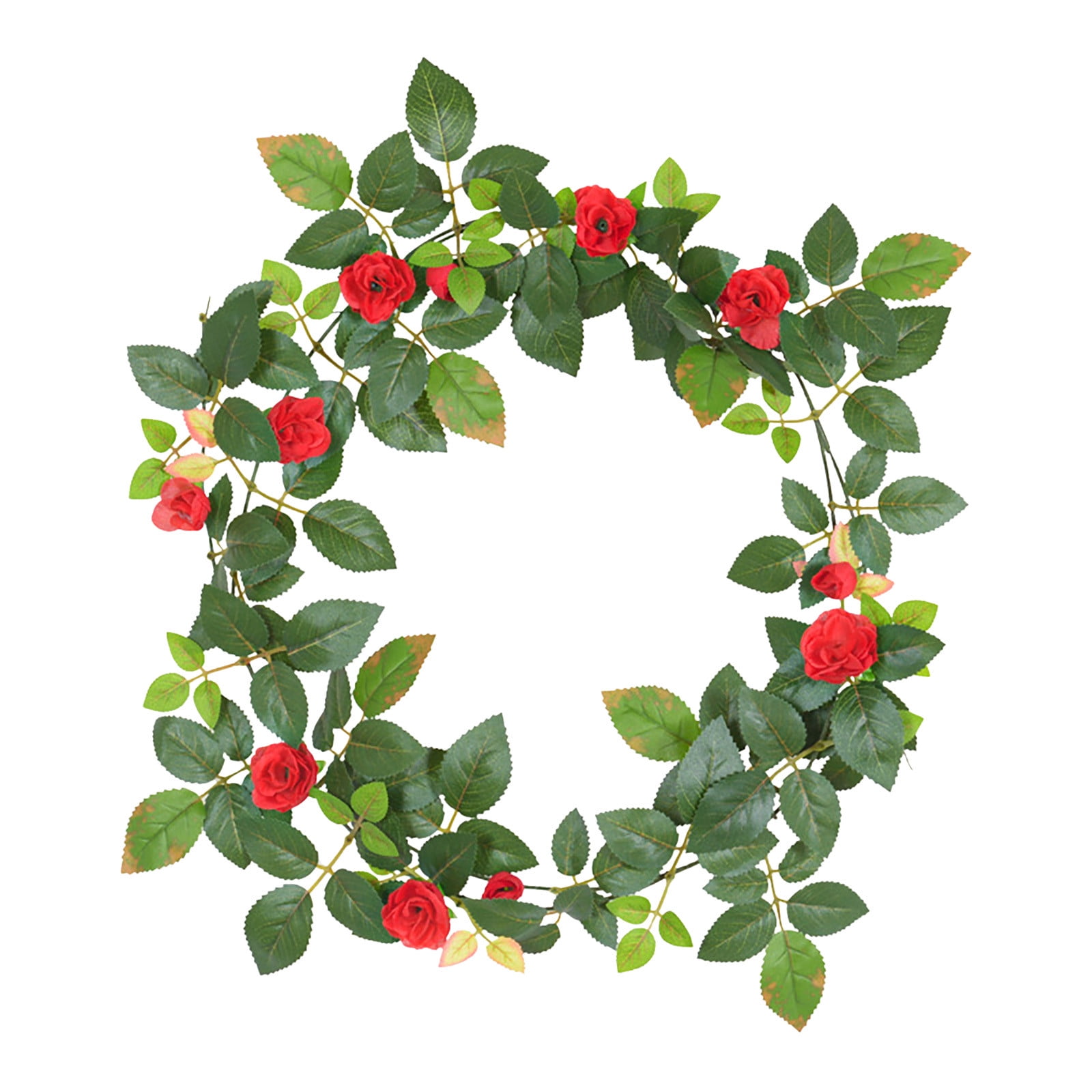 asjyhkr Wedding Details Props Simulated Rose Vine Decoration Hanging Flower Winding Artificial ...