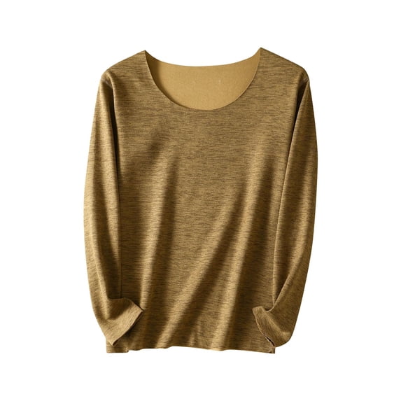 asjyhkr Womens Long Sleeve Tops Comfy Loungewear Layering Casual Daily ...