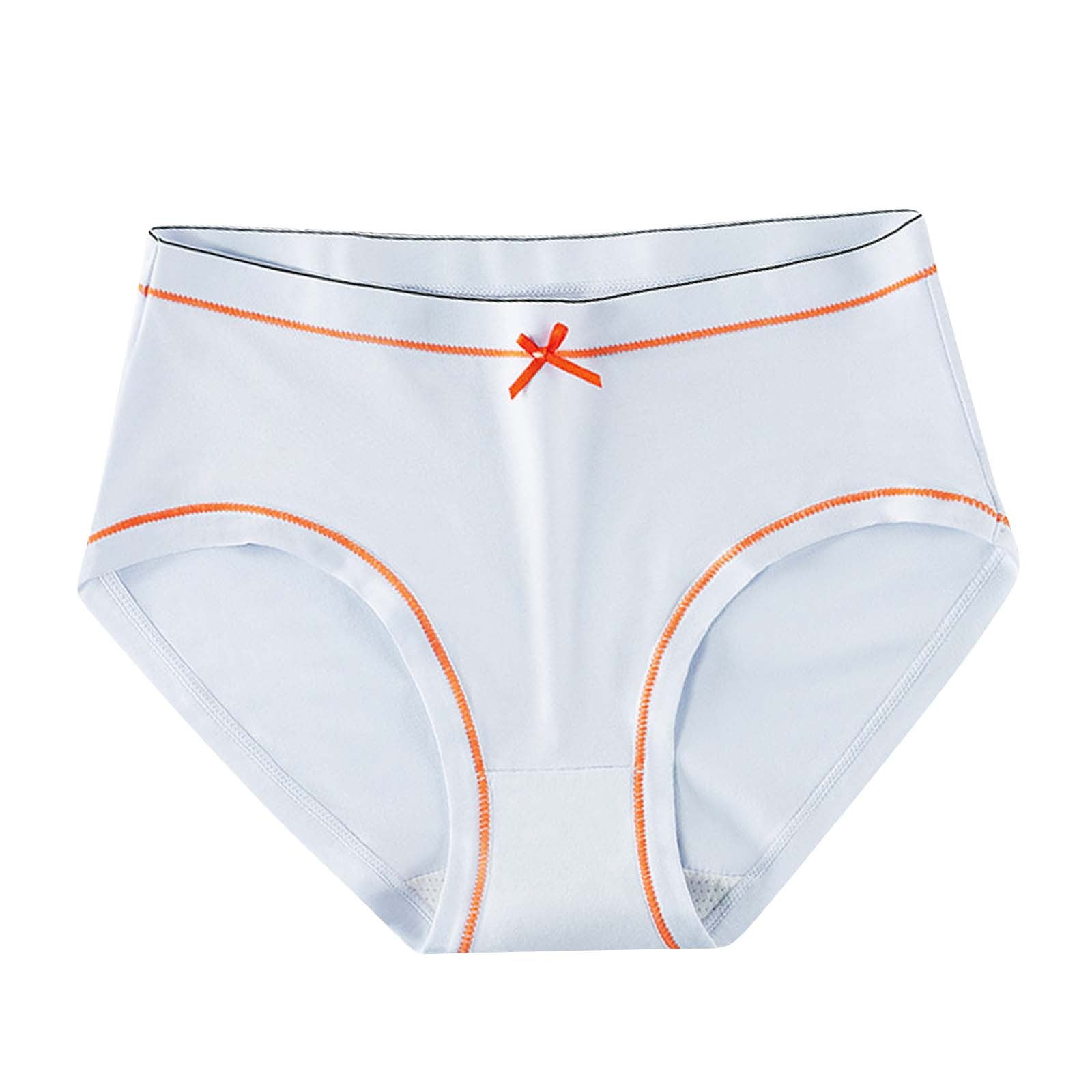 asjyhkr Womens Underwear Soft Breathable Stretch Brief Solid Color ...