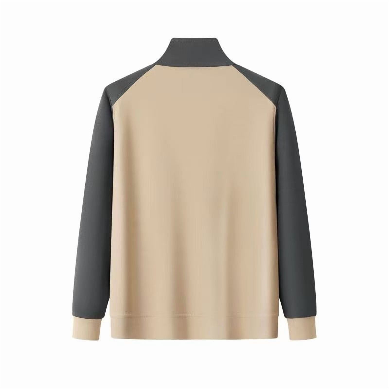 asjyhkr Womens Zip up Sweatshirts Comfy Cardigan Fall Jacket Stand ...