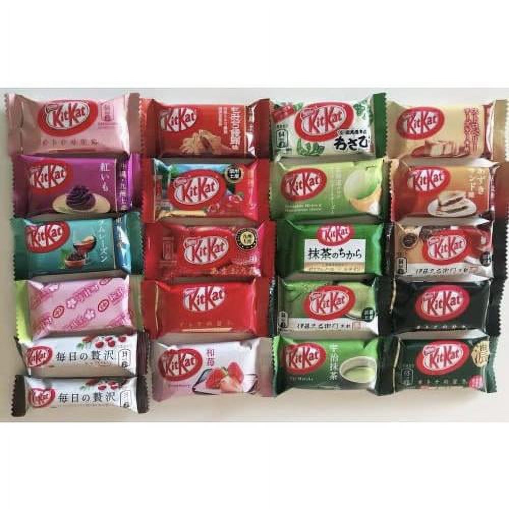 assorted mini chocolate bars | unique green tea flavor collection ...