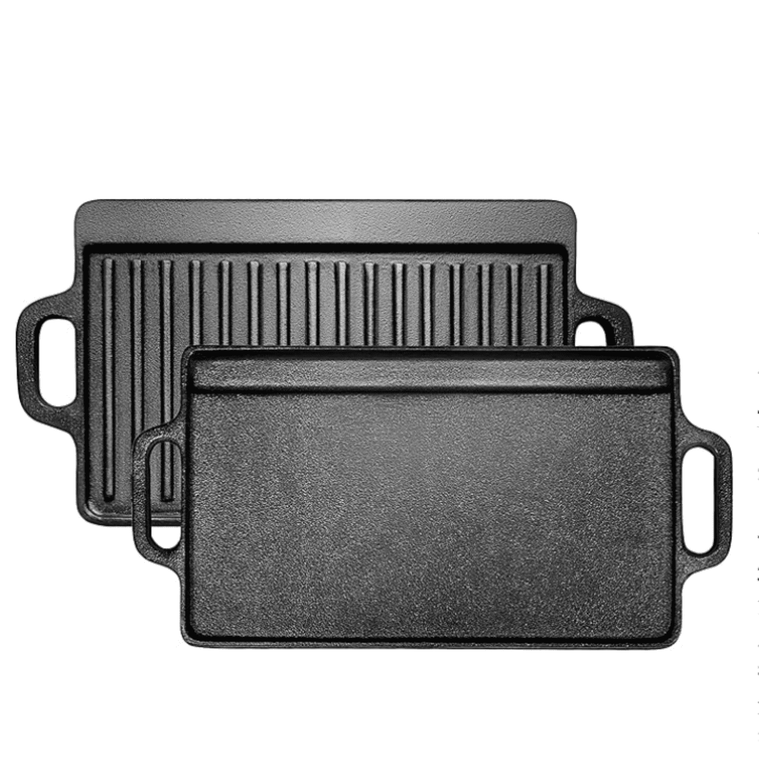 ast Iron Griddle Plate 13 x 8 inch | Reversible Cast Iron Grill/Griddle ...