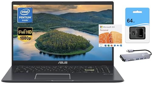 asus Laptop 2023 Newest Thin Light Laptop Computer, 15.6'' FHD Display ...