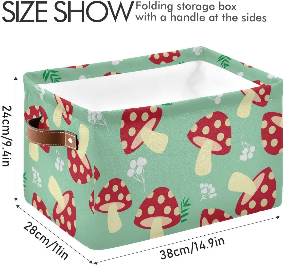 asxcyuikl Rectangular Storage Bin Cute Black Cats Basket with Handles ...