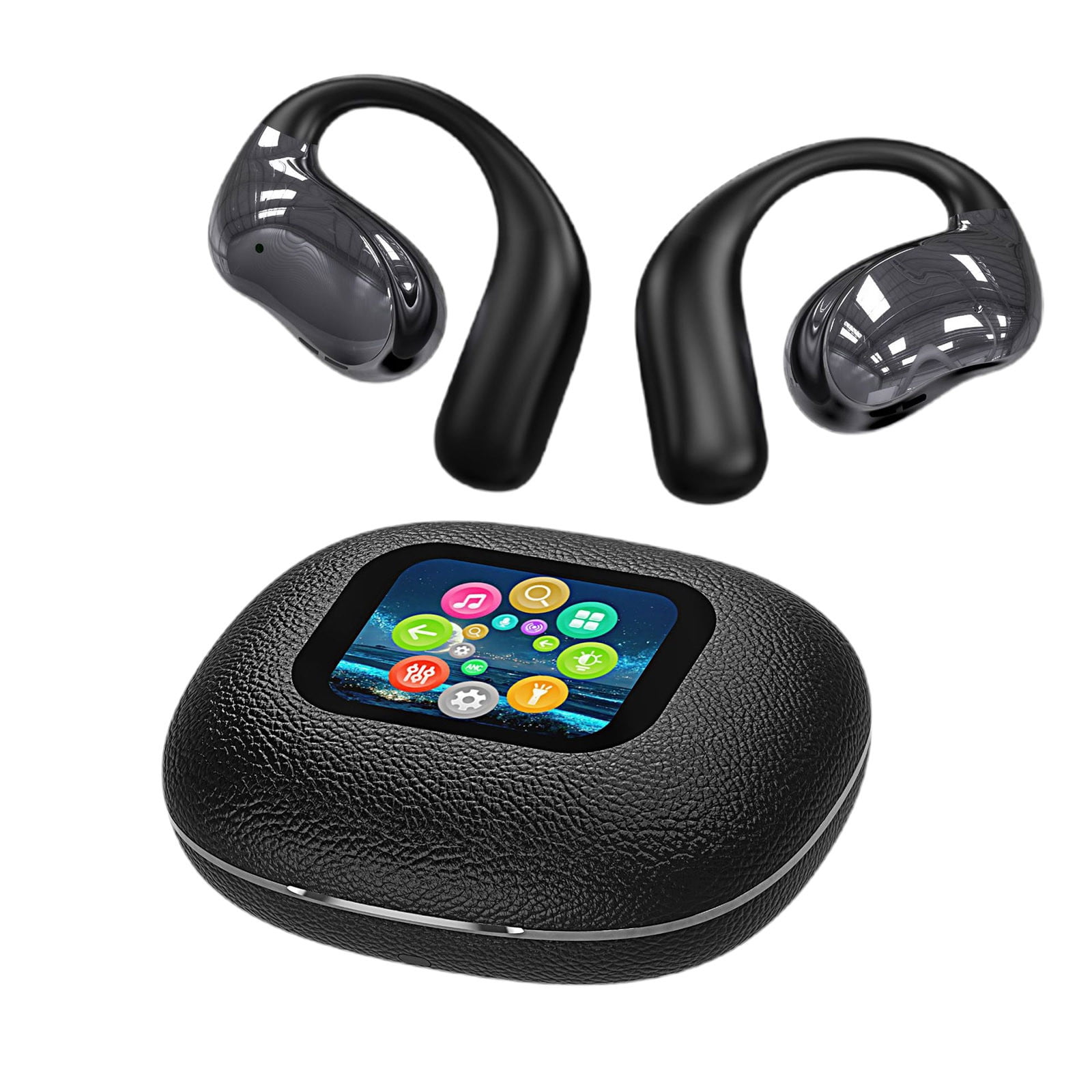 asxite Wireless Headphones,Full-color Touchs Screen Open Bluetooth ...