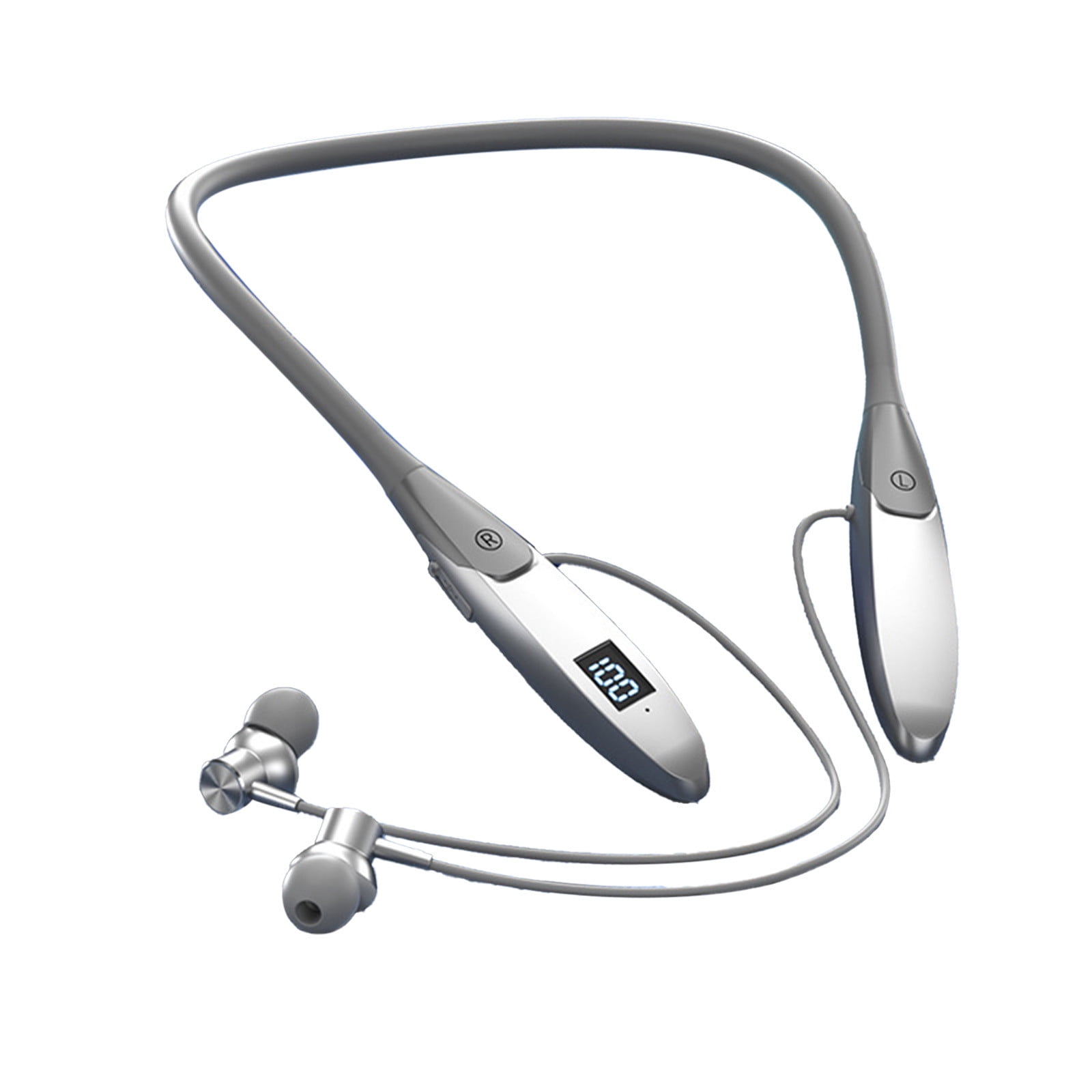 asxite Wireless Headphones,Neck Hanging High Battery Wireless In Ear ...