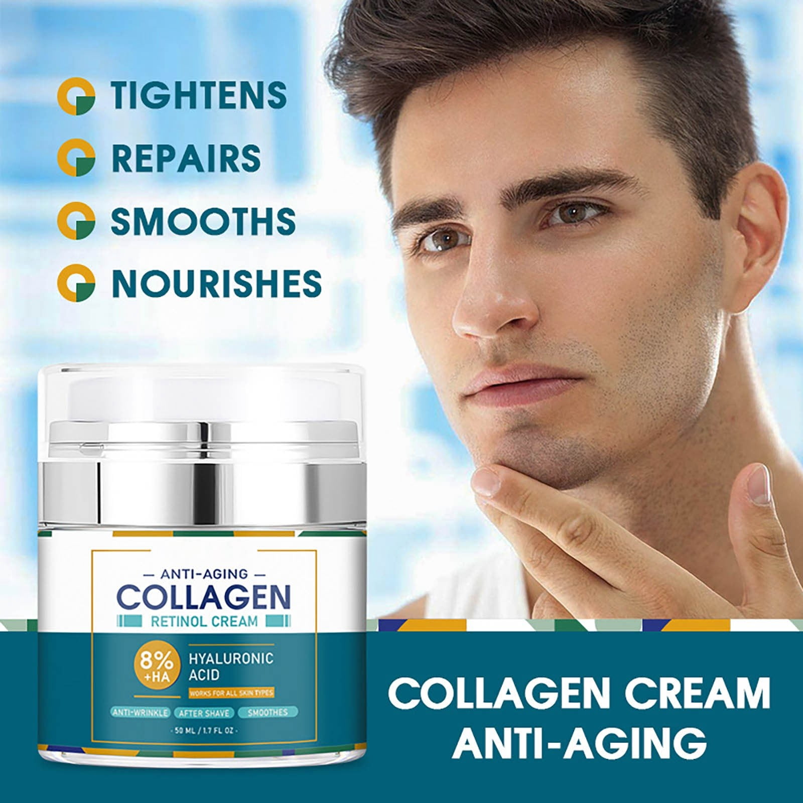 at Home Daily Nourishing And Repairing Facial For Men Firming Facial ...