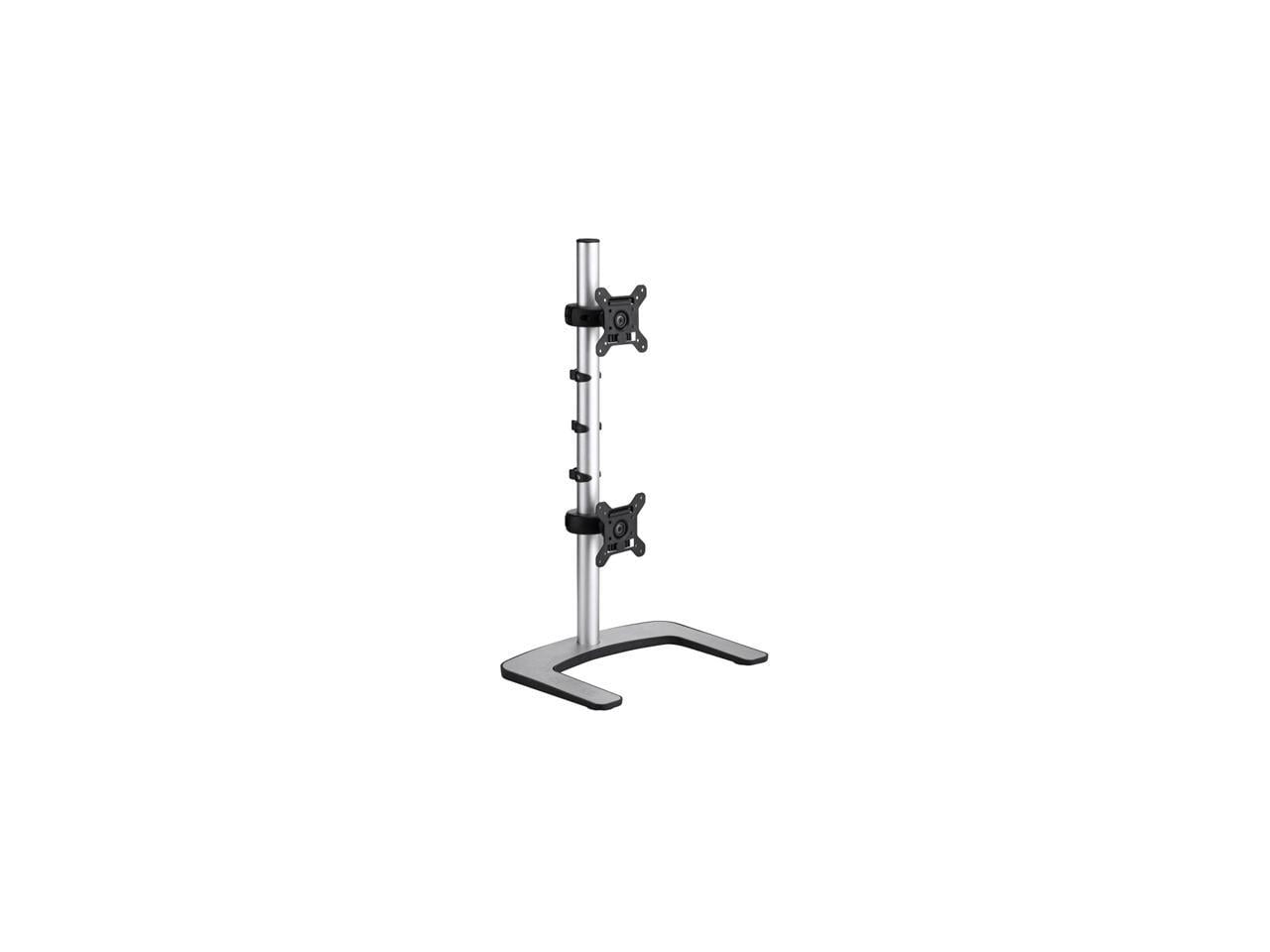 Atdec Visidec VFS-DV Freestanding LED/LCD Vertical Dual Monitor Stand ...