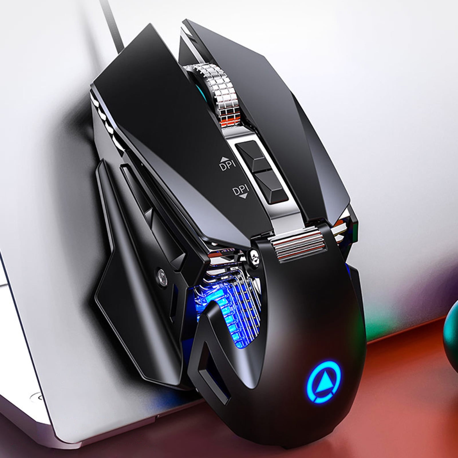 atinetok Carving Esports Mechanical Wired Game Mouse Macro Programming ...