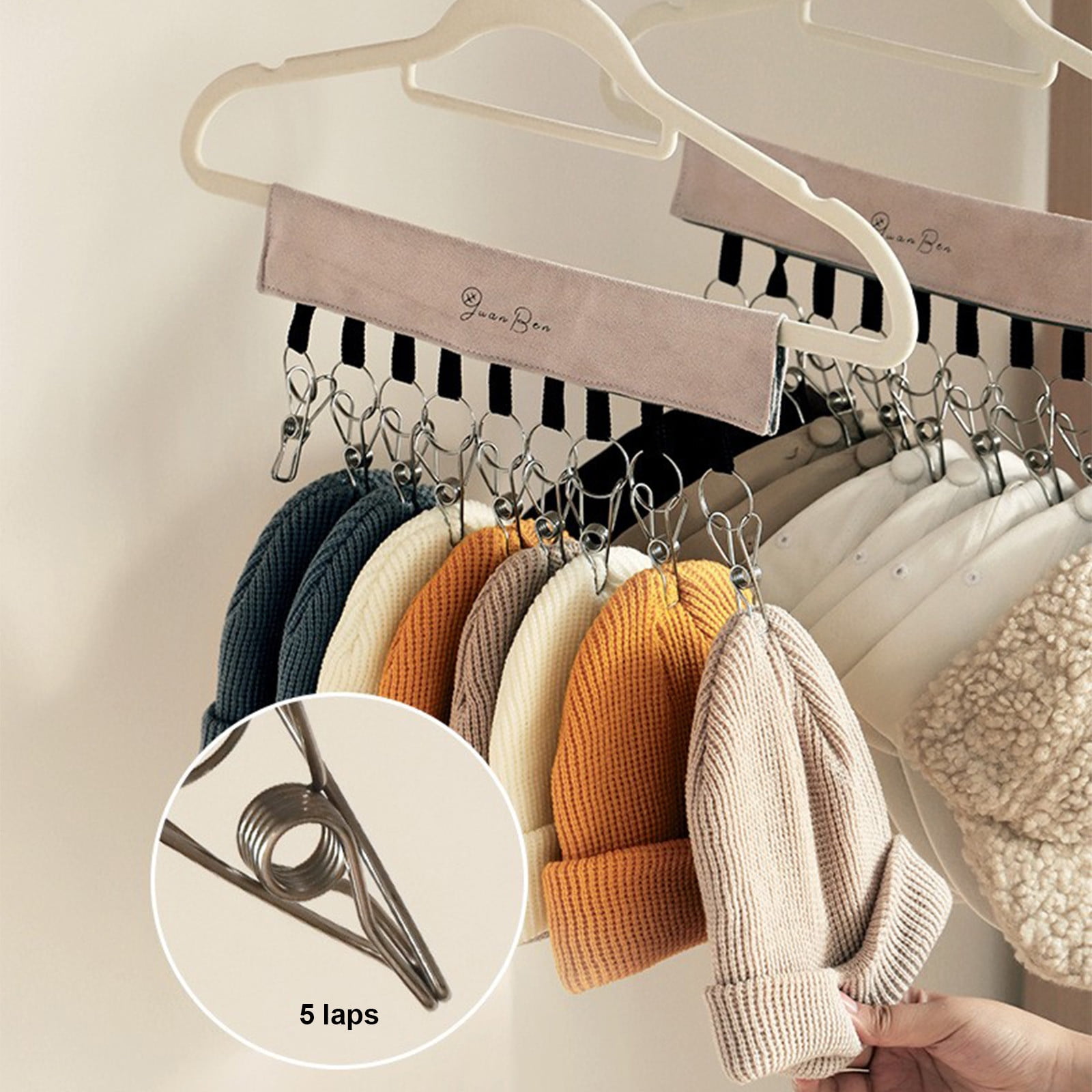 atinetok Clearance Hat Rack For Baseball Caps Hanging Hat Organizer ...