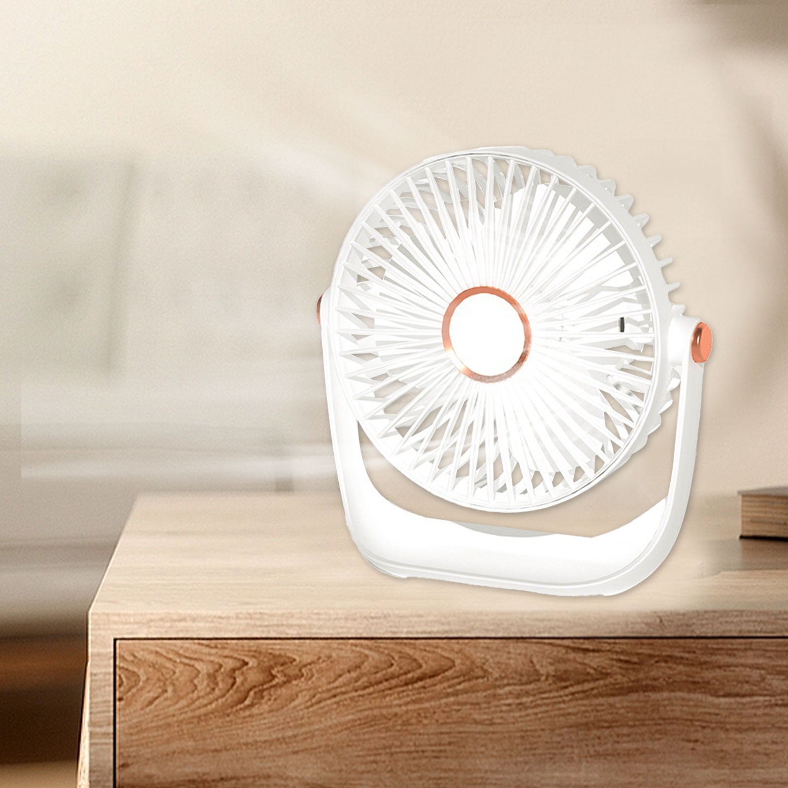 atinetok Desktop Fan Quiet Brushless Turbine, Mini Electric Fan, Wall ...