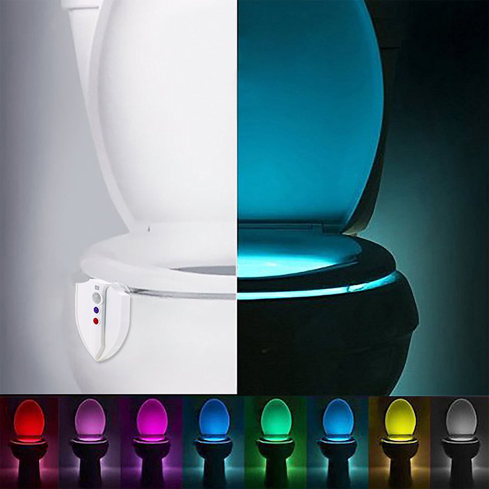 atinetok LED Toilet Night, LED, Funny 8-color Night In Changing Room ...