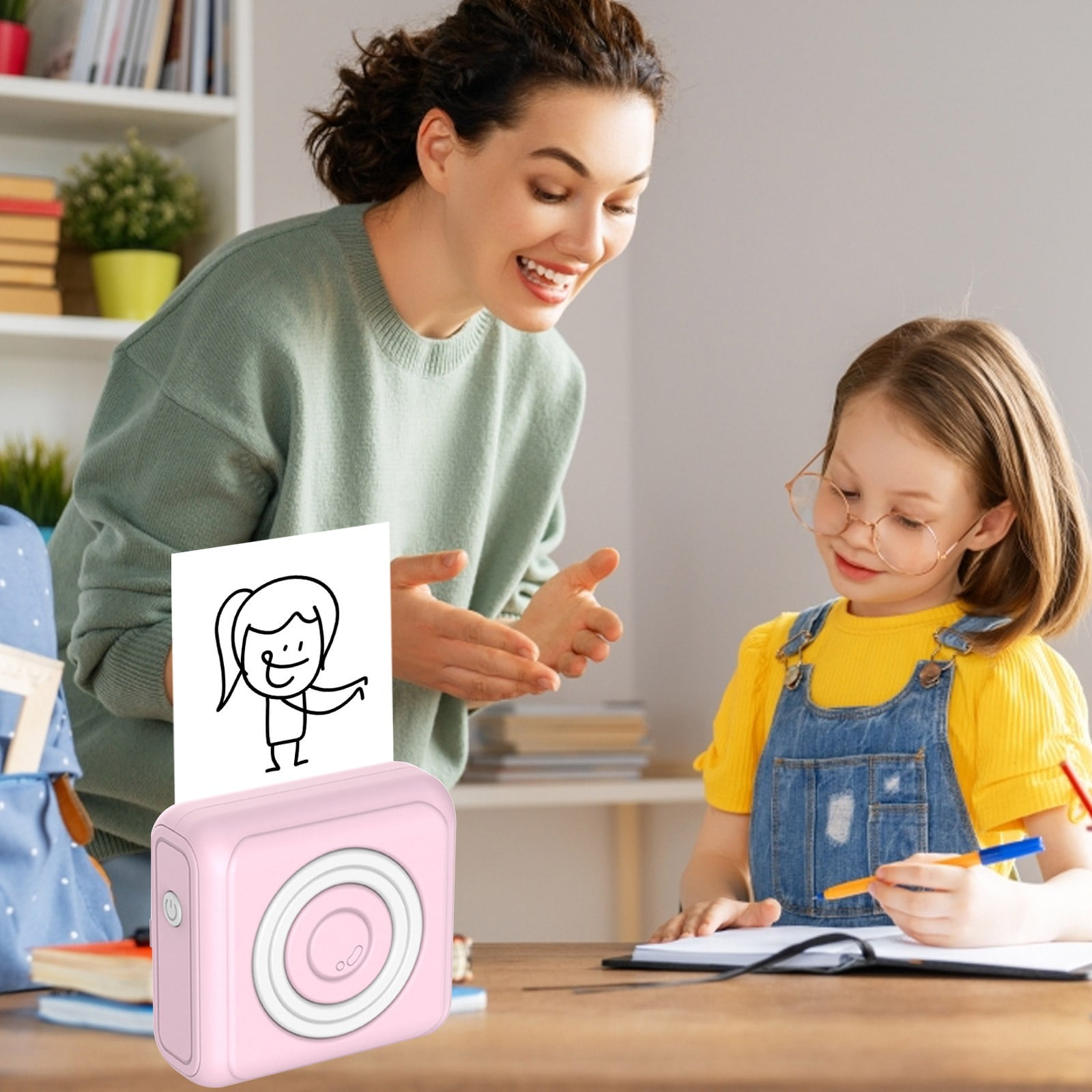 atinetok Student Pocket Printers Small Portable Wireless Bluetooth ...