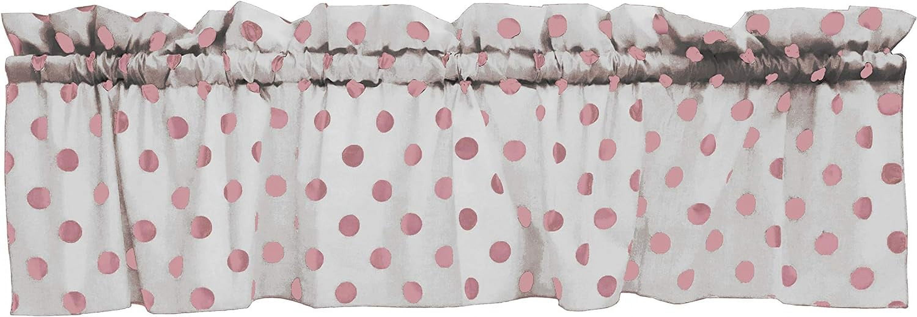 ative Cotton Dots Window Valance 58 Inch Wide/Modern for Kitchen ...