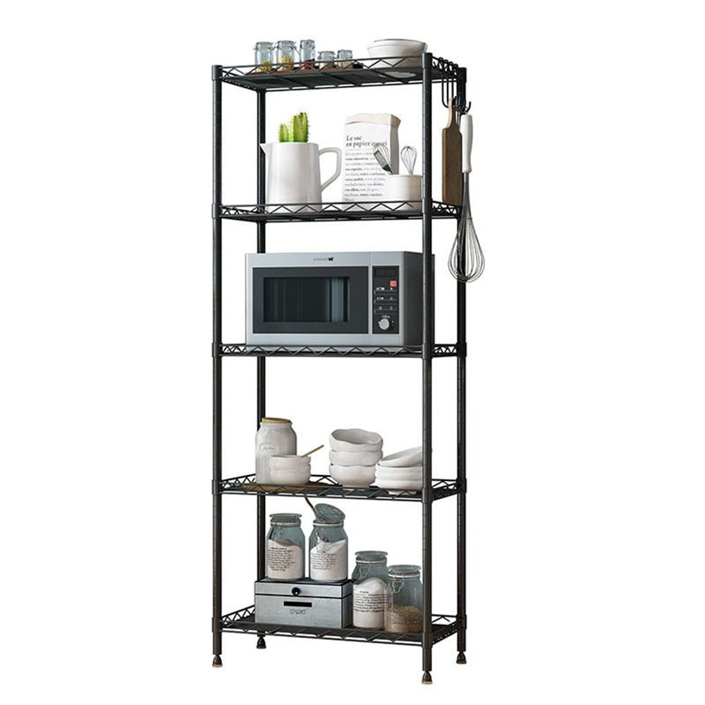 Atopo Heavy Duty 5-Tier Metal Freestanding Storage Rack with Adjustable ...