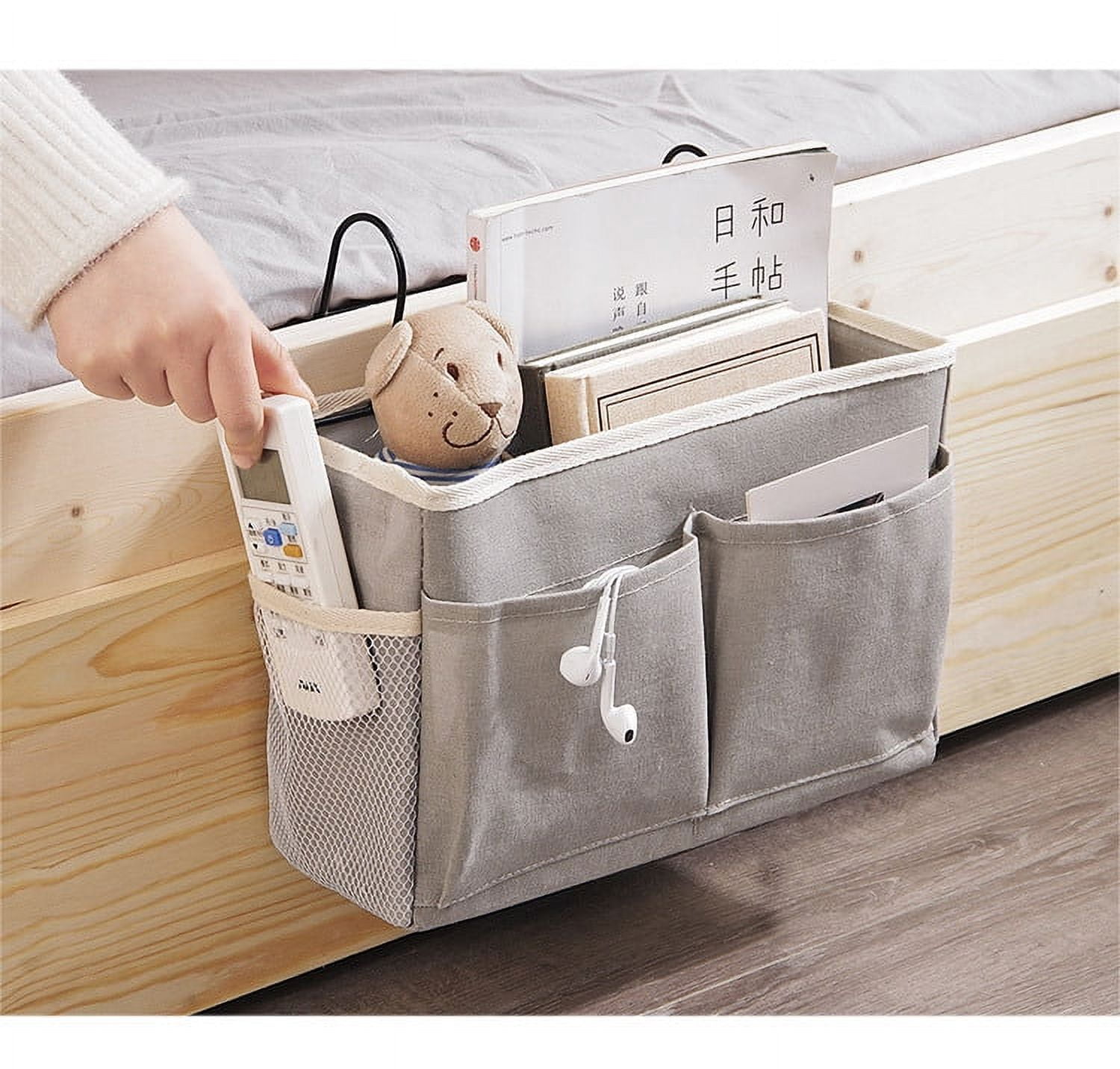 atopo Bedside Caddy Hanging Organizer for Bunk, College Dorm, Hospital ...
