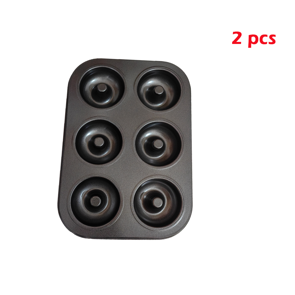 Wilton Non-Stick 6-Cavity Donut Baking Pans, 2-Count - Walmart.com