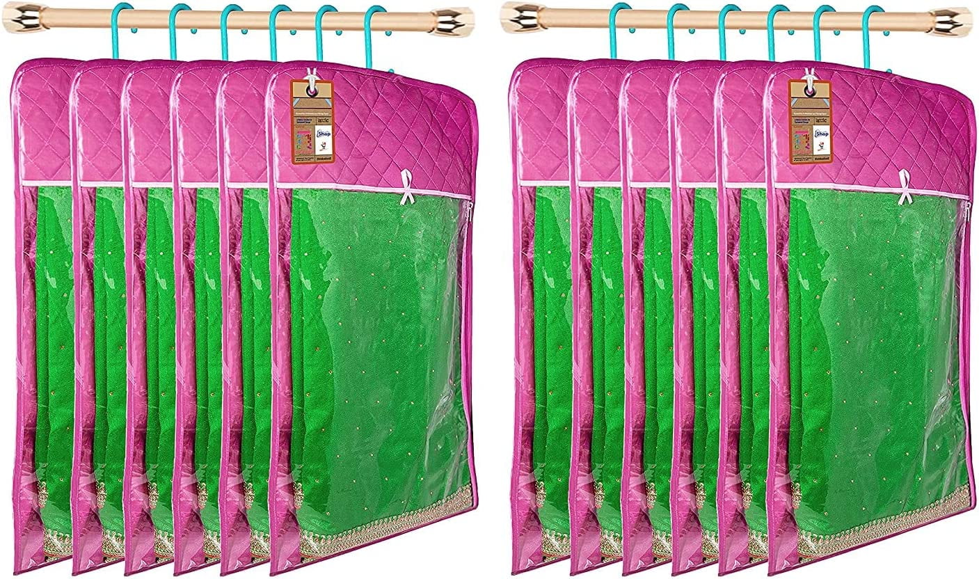 atorakushon 30'' Hanging Garment Suit Bags Storage Clothes Cover with ...
