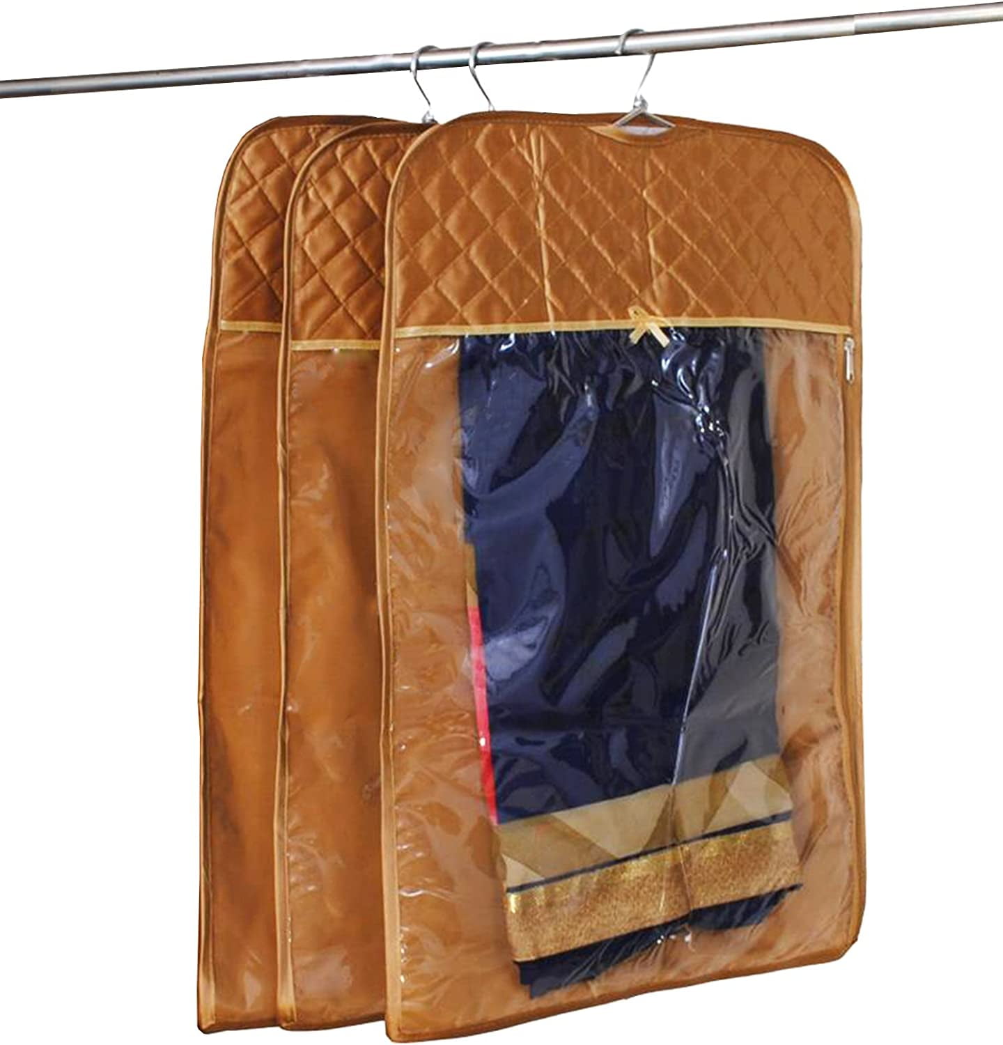 atorakushon 30'' Hanging Garment Suit Bags Storage Clothes Cover with ...