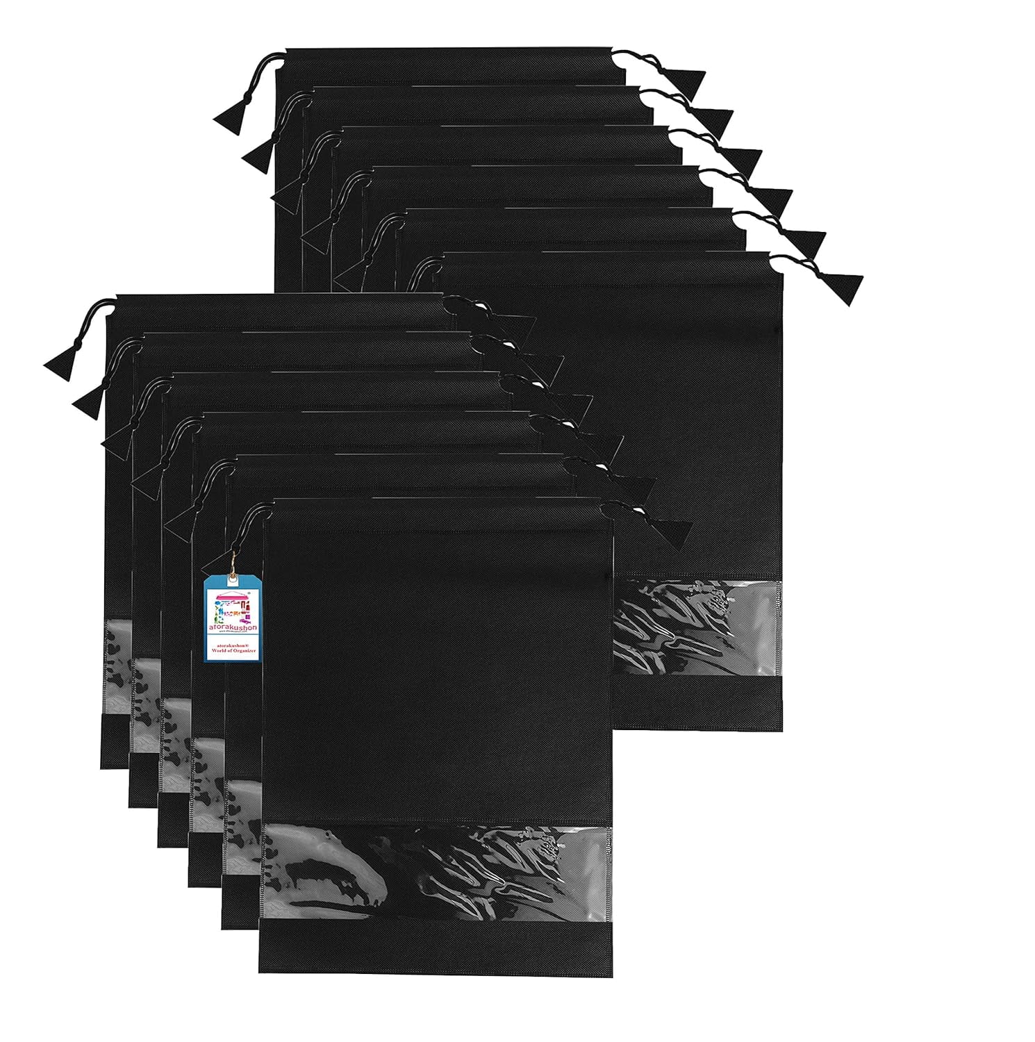 atorakushon Indian Non Woven Fabric Shoe Cover Travelling Shoe Storage ...