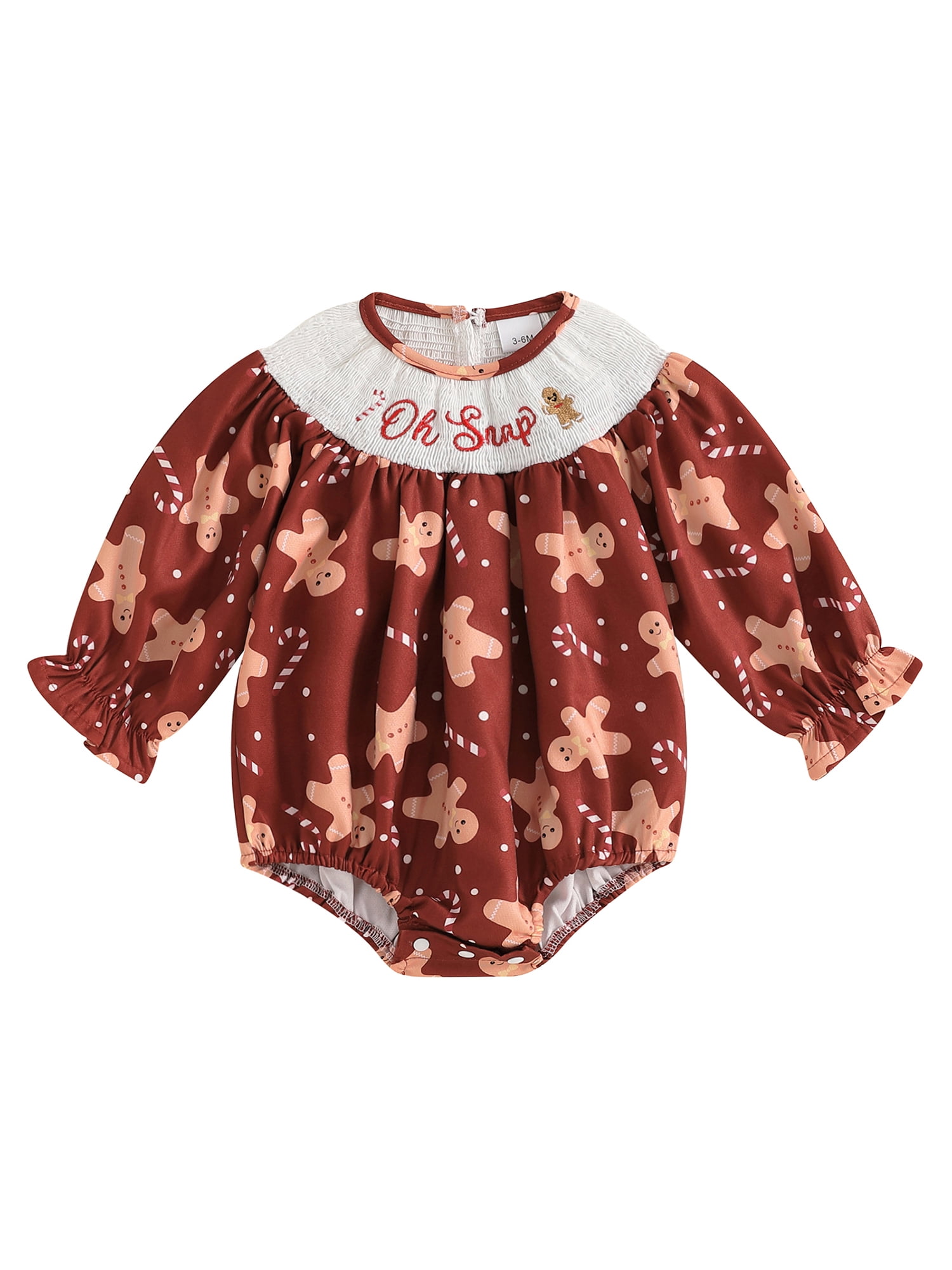 aturustex Baby Christmas Costume for Toddler Girls Bubble Romper 0 3M ...