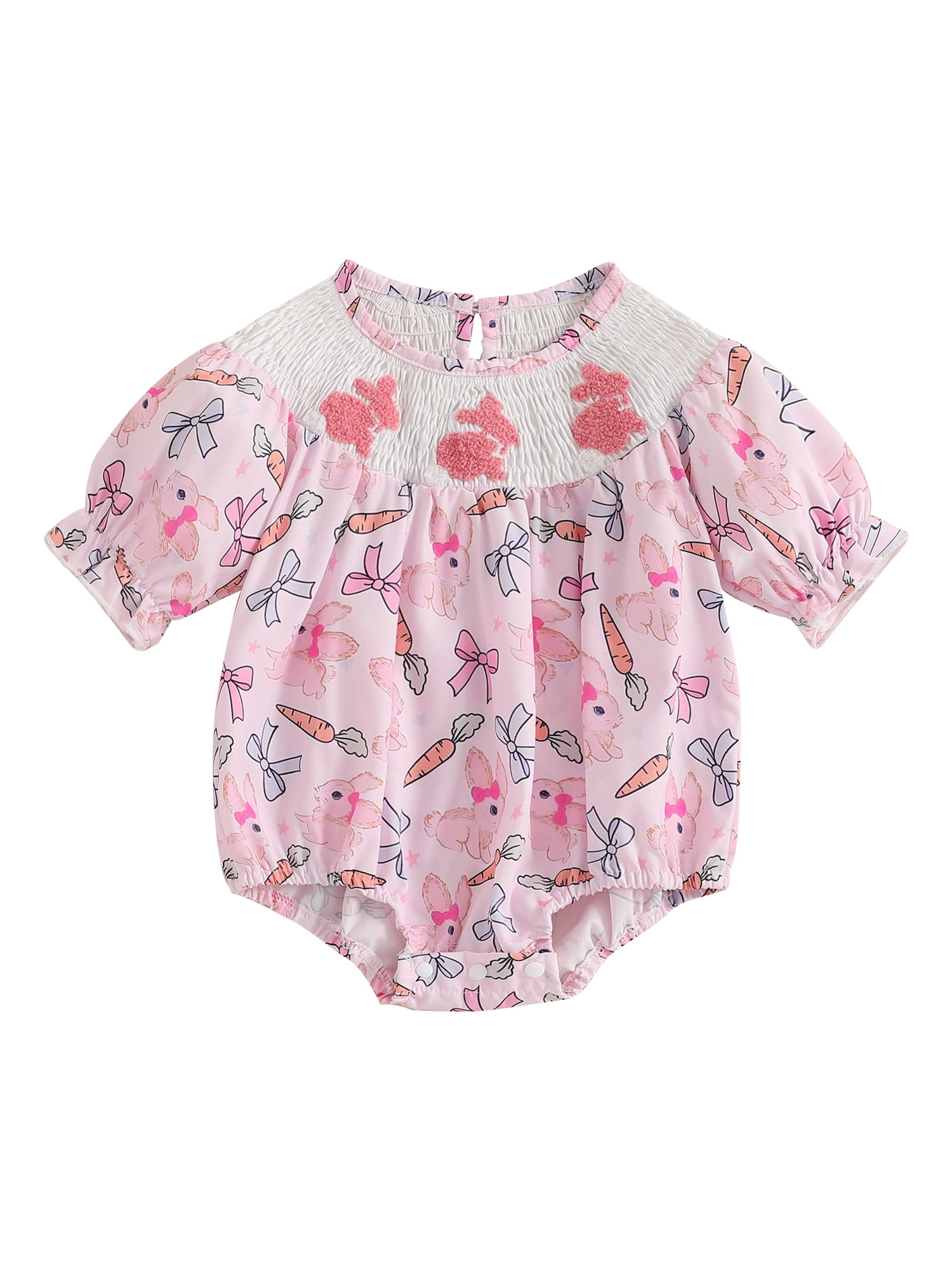 aturustex Baby Easter Costume for Toddler Girl Bubble Romper Outfits 0 3M 6M 12M 18M Infant ...