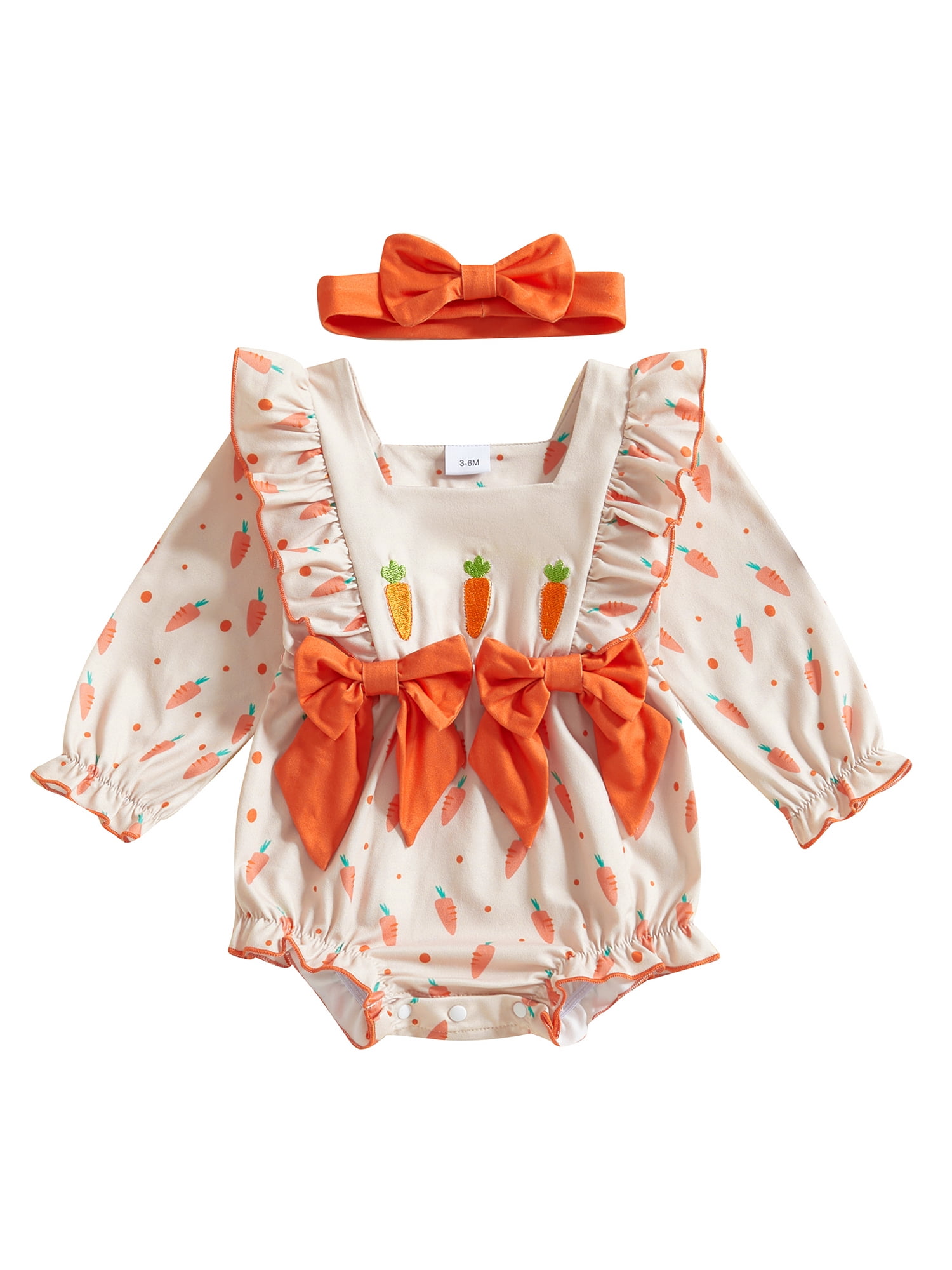 aturustex Baby Easter Costume for Toddler Girls Bubble Rompers Outfits ...