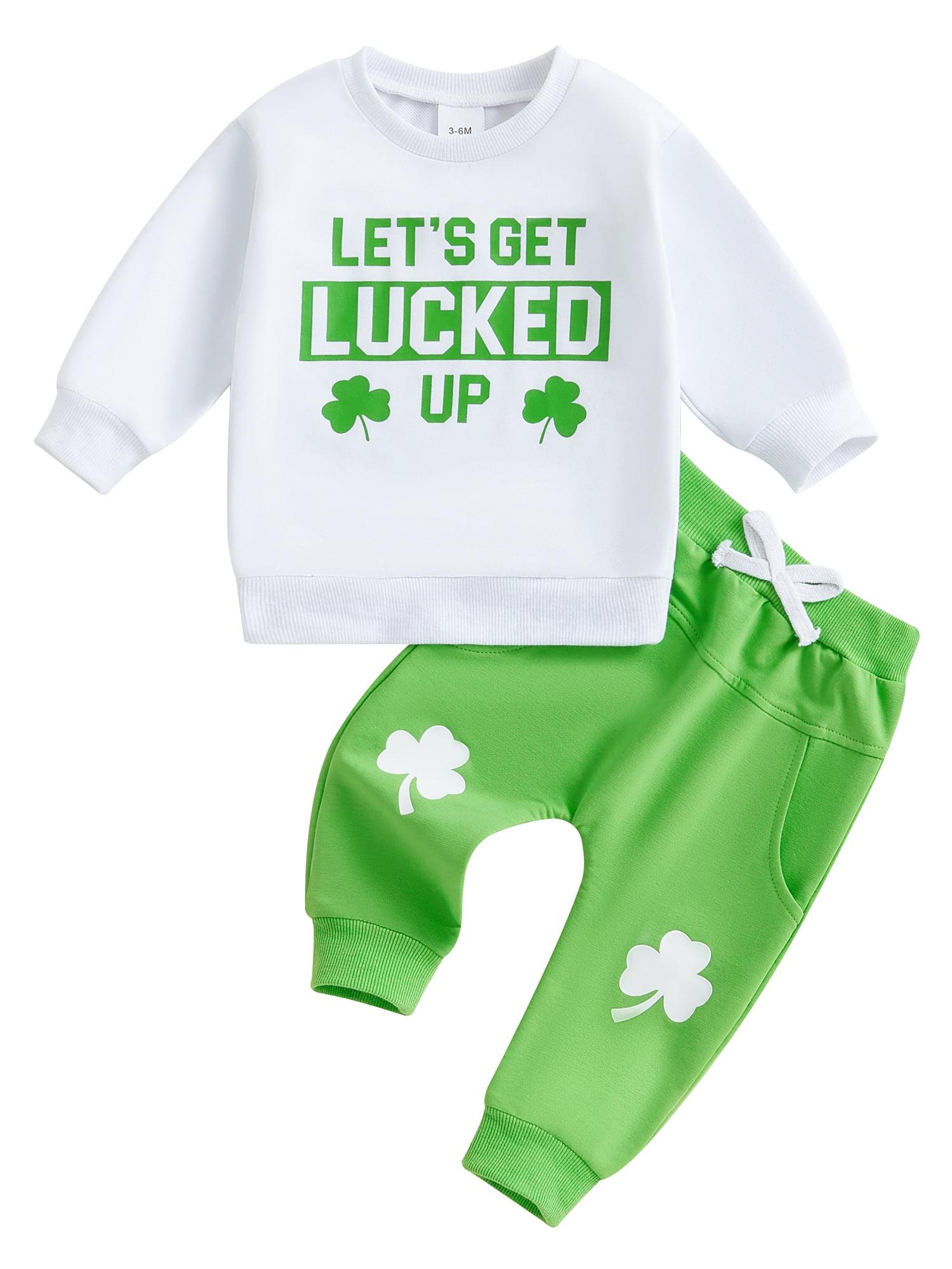 aturustex Baby Ireland Costume for Toddler Girls Tracksuit Outfit 3M-3T ...