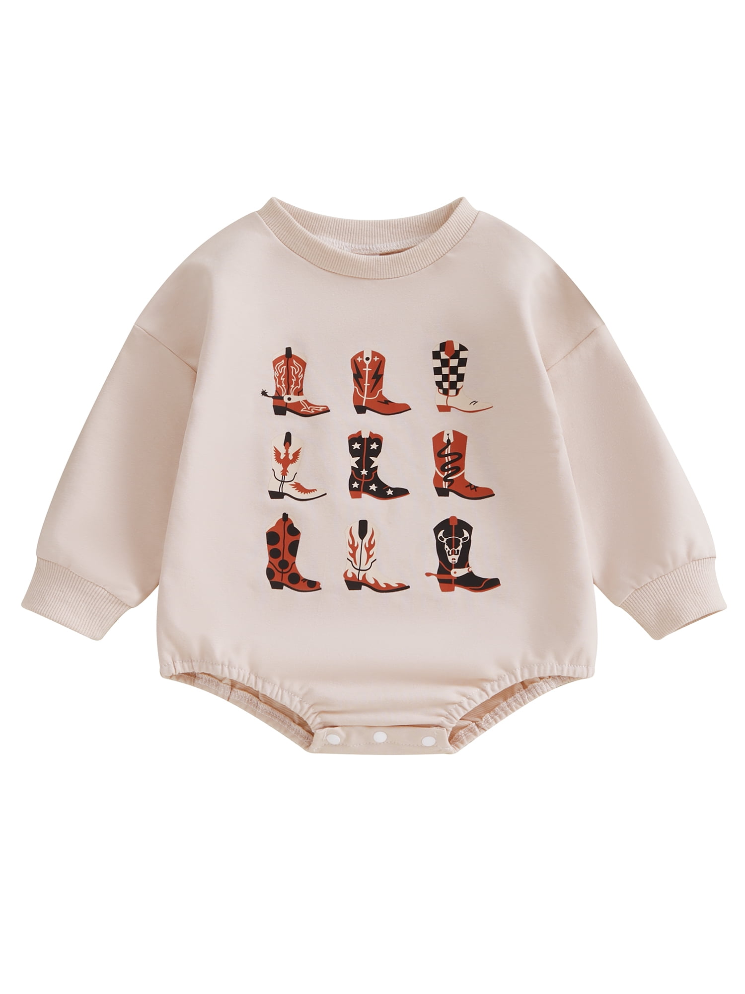 aturustex Infant Baby Girl Boy Sweatshirt Romper 0 3M 6M 12M 18M ...