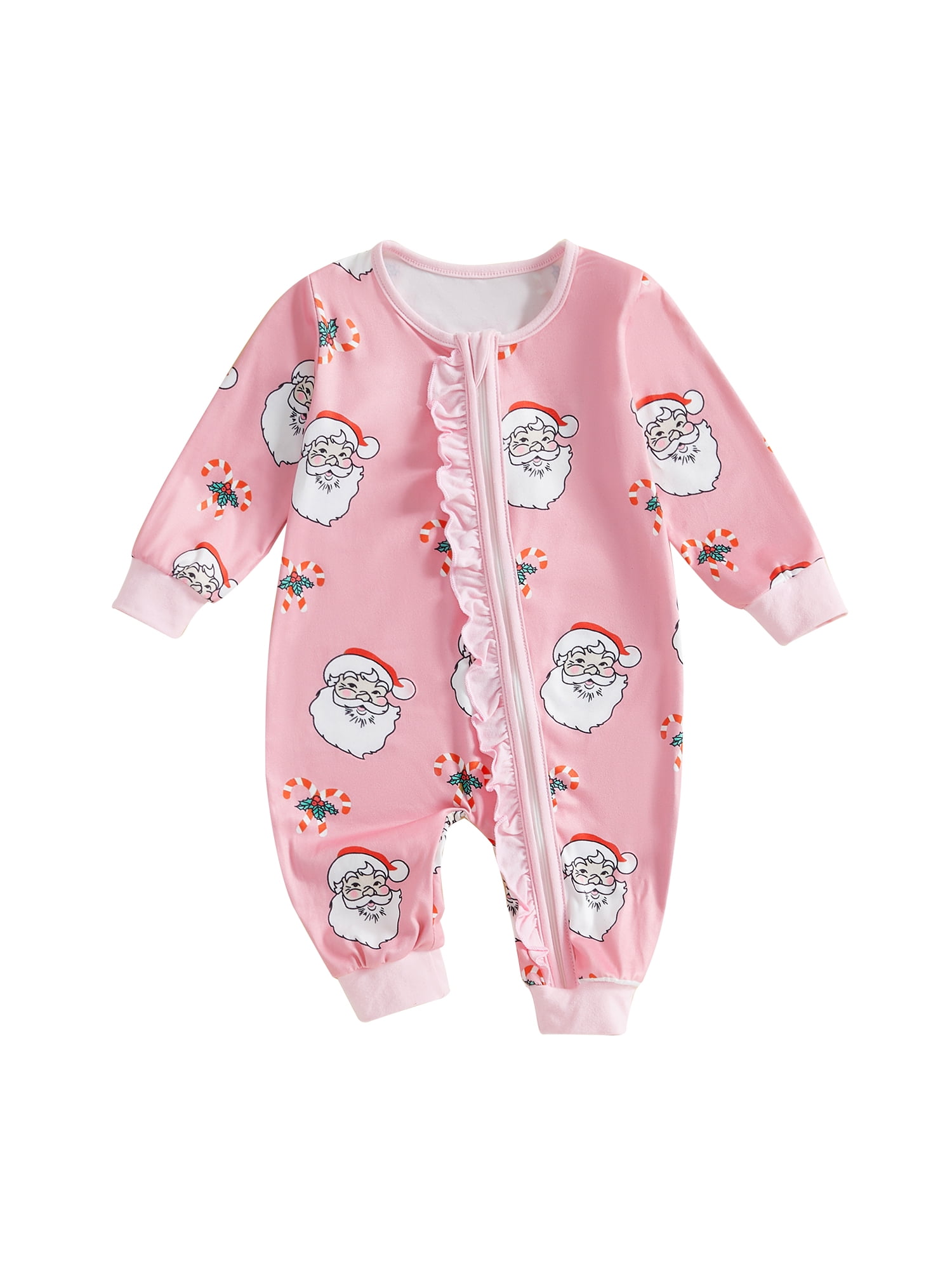 aturustex Infant Baby Girls Christmas Jumpsuit 0 3M 6M 12M 18M Toddler ...