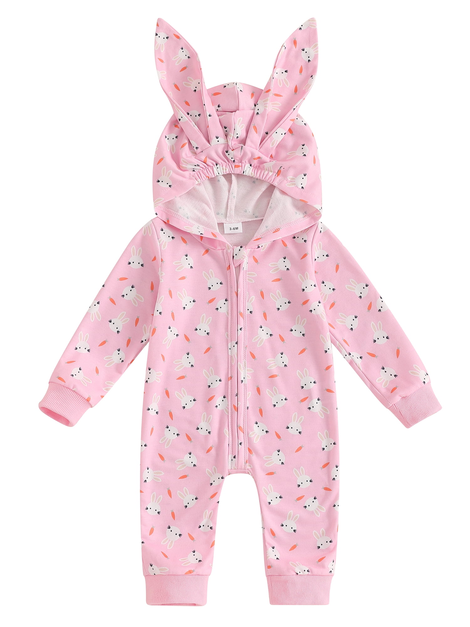 aturustex Infant Boys Girls Easter Zipper Jumpsuit 0-18M Toddler Baby ...