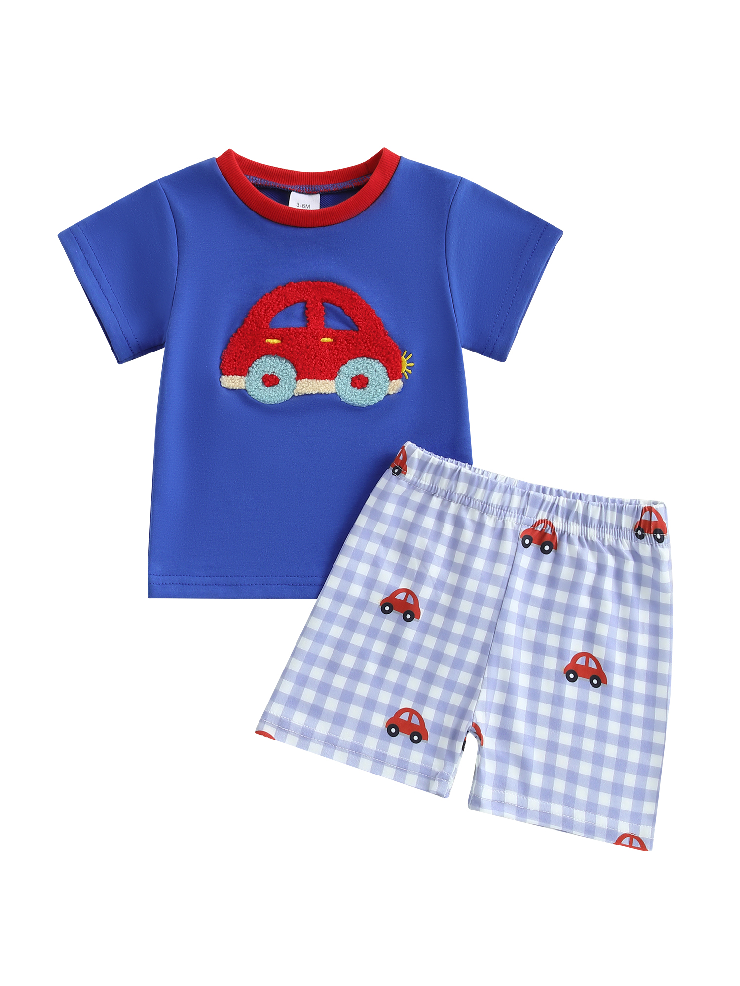 aturustex Little Boys 2Pcs Farm Shorts Outfits 3M 6M 12M 18M 2T 3T ...