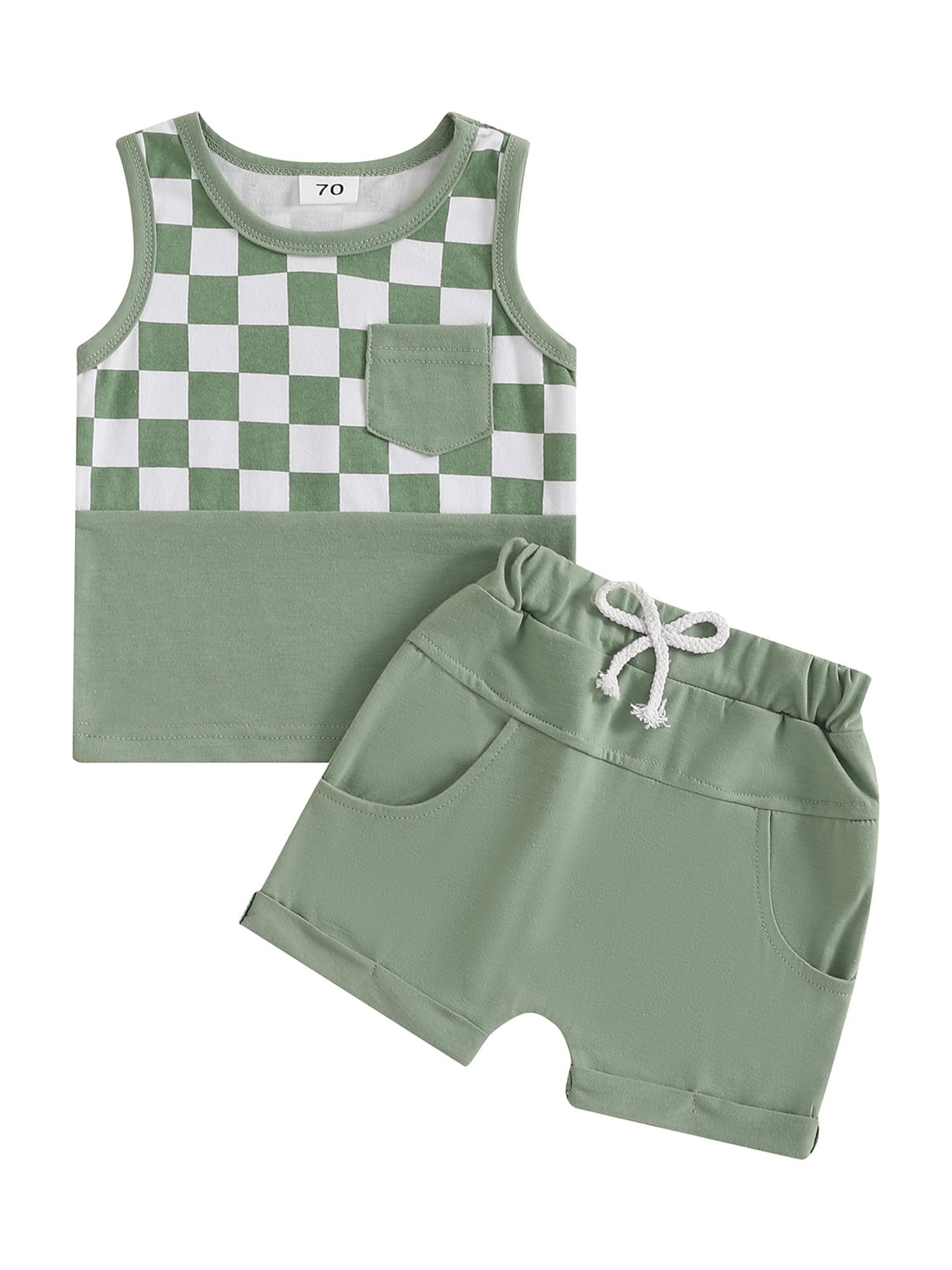 aturustex Little Boys 2Pcs Shorts Outfits 3M 6M 12M 18M 2T 3T Toddler ...