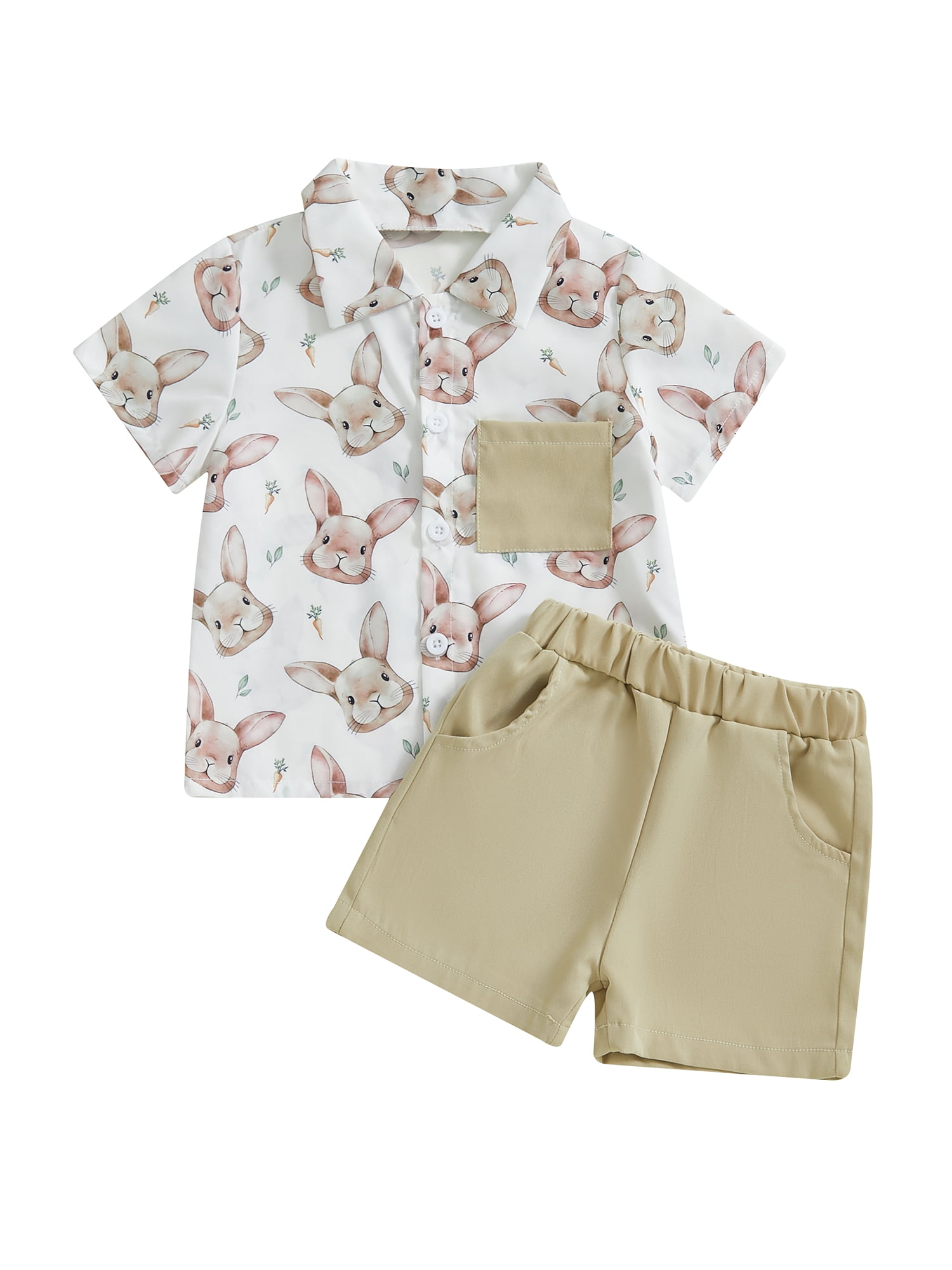 aturustex Little Boys 2pcs Easter Shorts Outfits 3M 6M 12M 18M 2T 3T ...