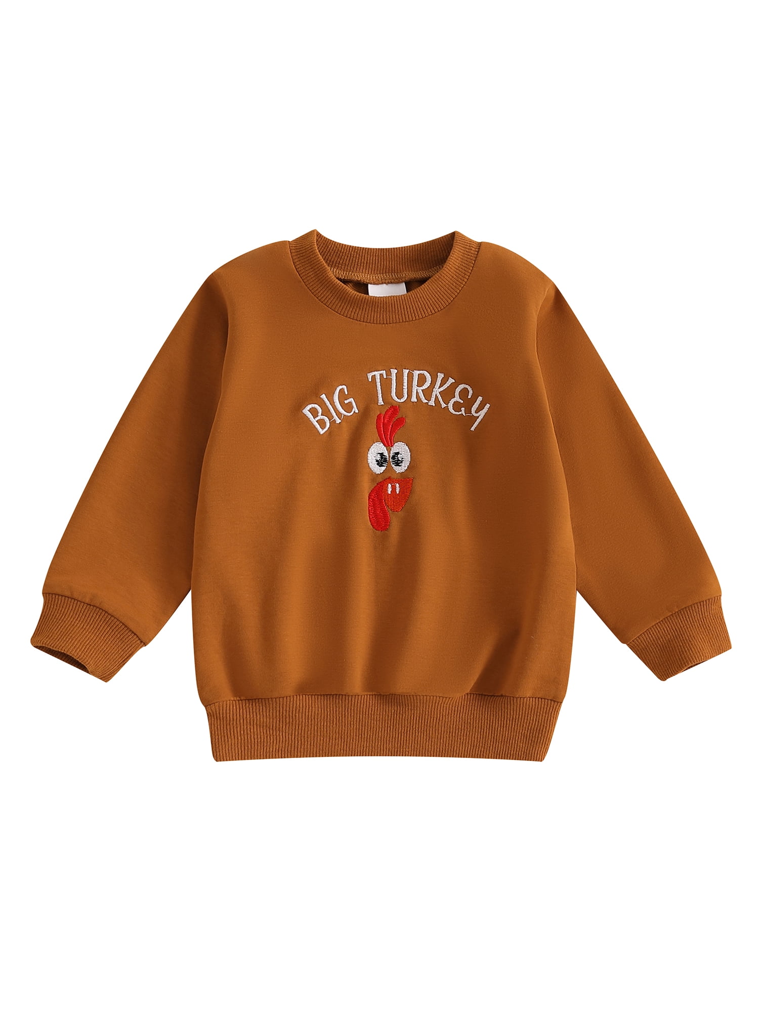 aturustex Little Boys Girls Thanksgiving Sweatshirt 0-3T Baby Letter ...