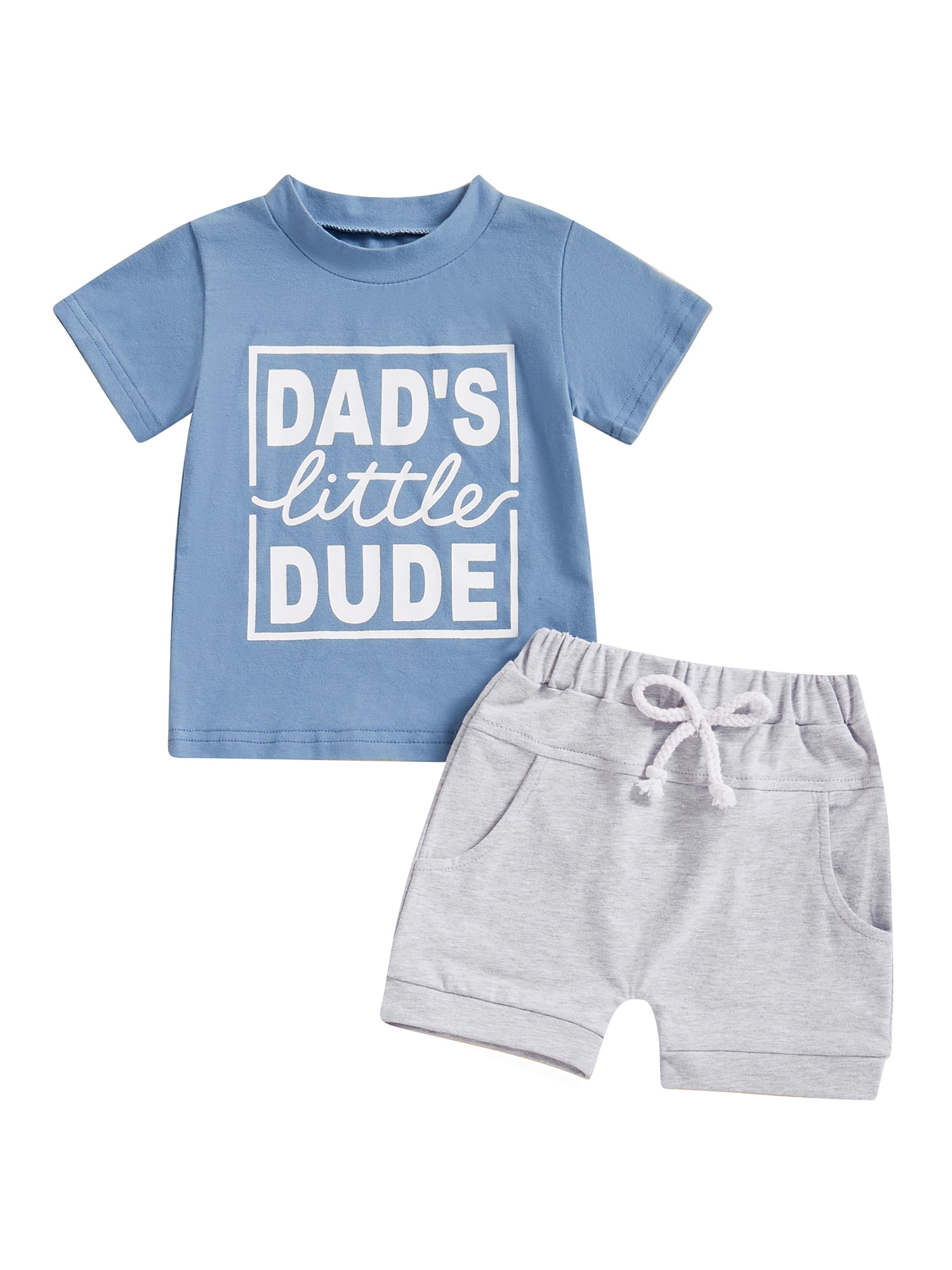 aturustex Little Boys Summer Shorts Outfits 3M 6M 12M 18M 2T 3T Toddler ...