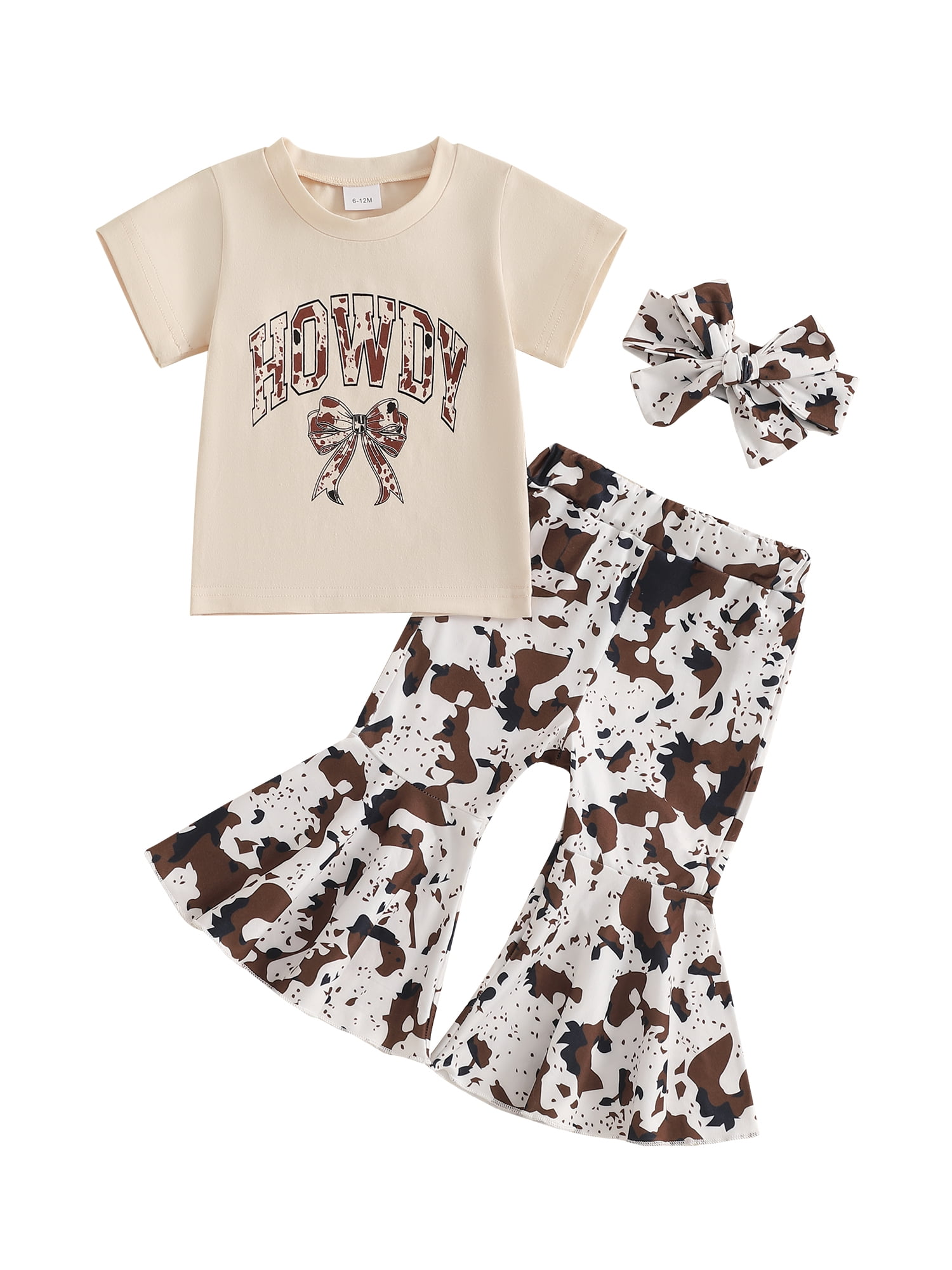 aturustex Little Girls 2pcs Casual Pants Outfits 6M 12M 18M 2T 3T 4T Toddler Baby Short Sleeve T ...