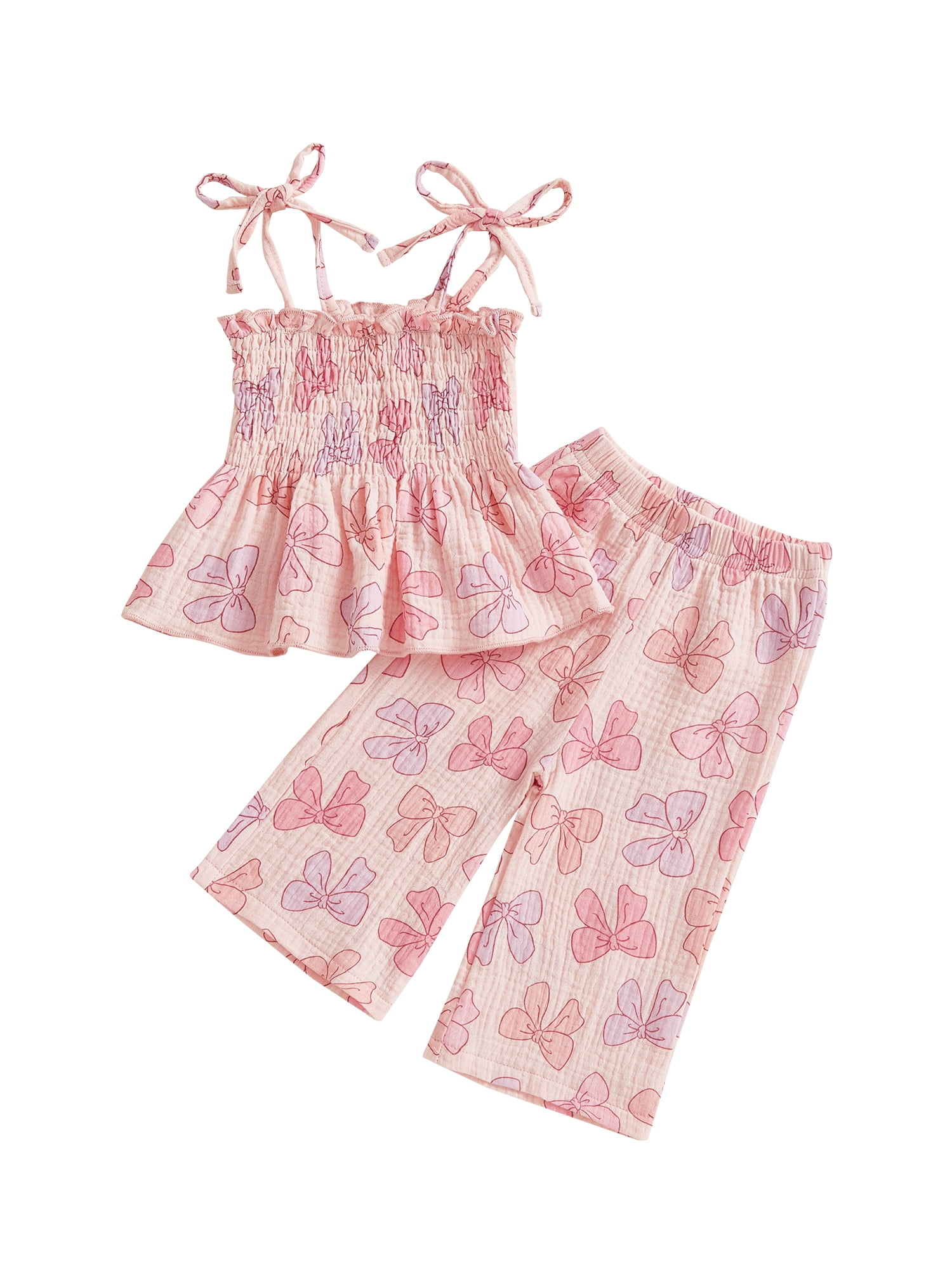 aturustex Little Girls 2pcs Shorts Outfits 6M 9M 12M 18M 2T 3T 4T 5T Toddler Baby Sleeveless ...