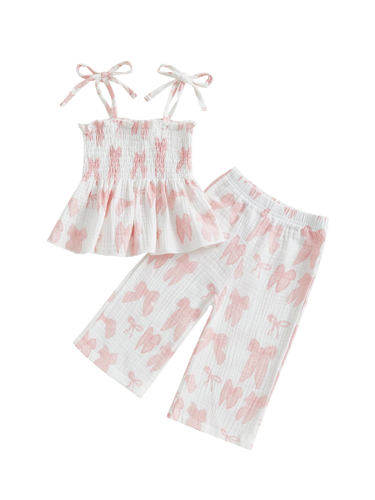 aturustex Little Girls 2pcs Shorts Outfits 6M 9M 12M 18M 2T 3T 4T 5T Toddler Baby Sleeveless ...