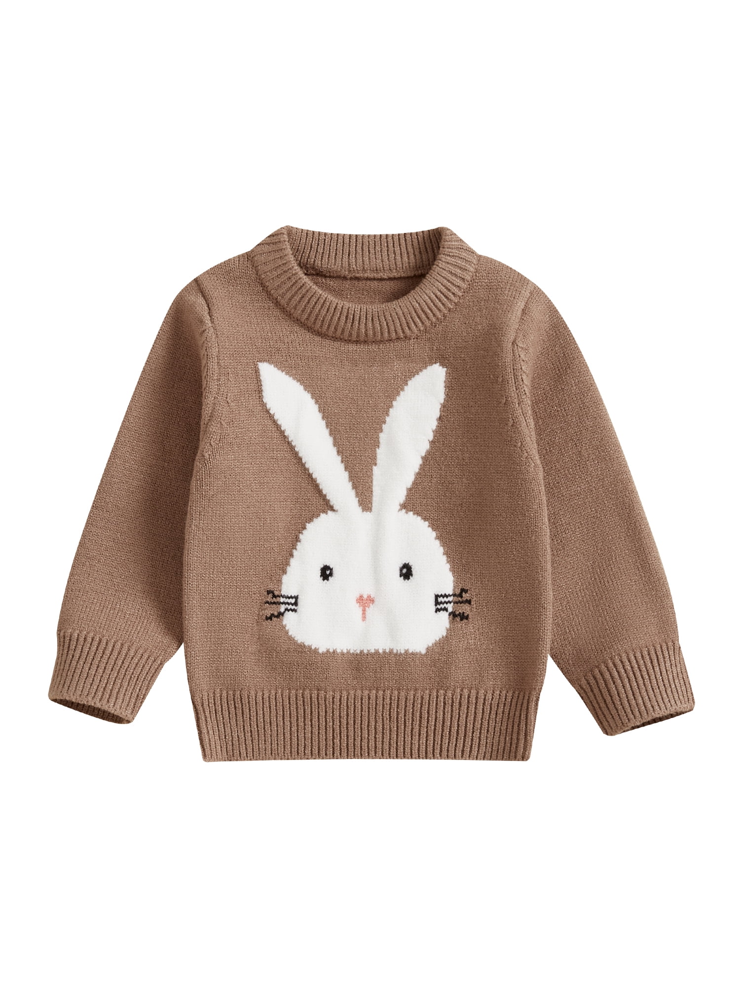 aturustex Little Girls Easter Cozy Sweater 0 6M 12M 18M 2T 3T Toddler Baby Long Sleeve Knitted ...