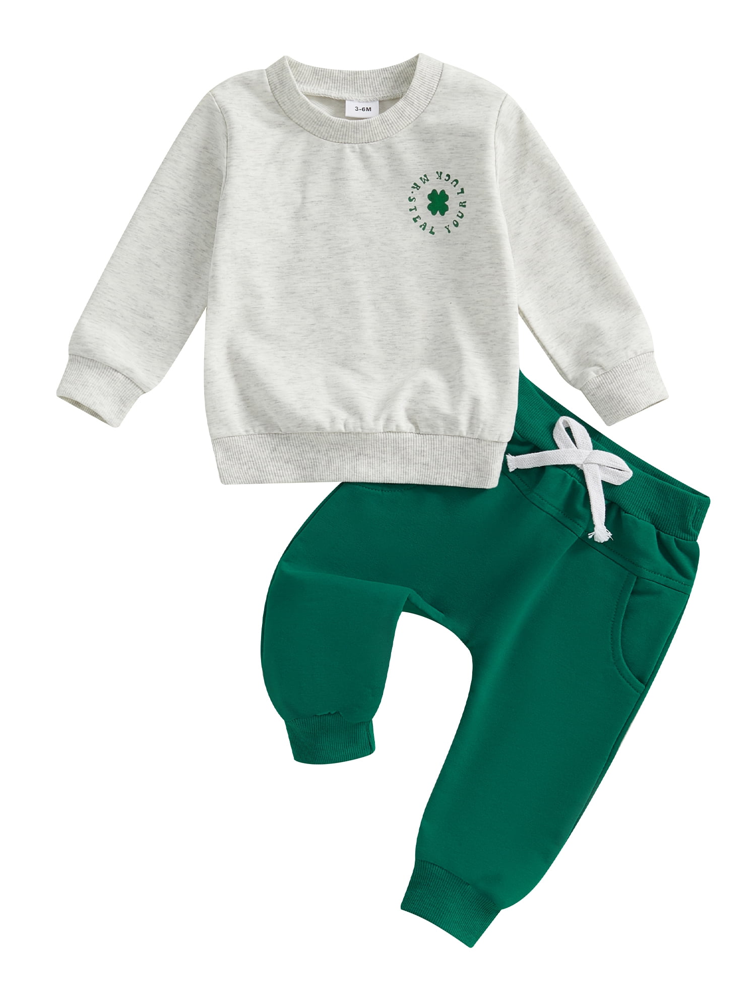 aturustex Toddler Baby Boys 2Pcs Irish Tracksuits Outfits 0 6M 12M 18M ...