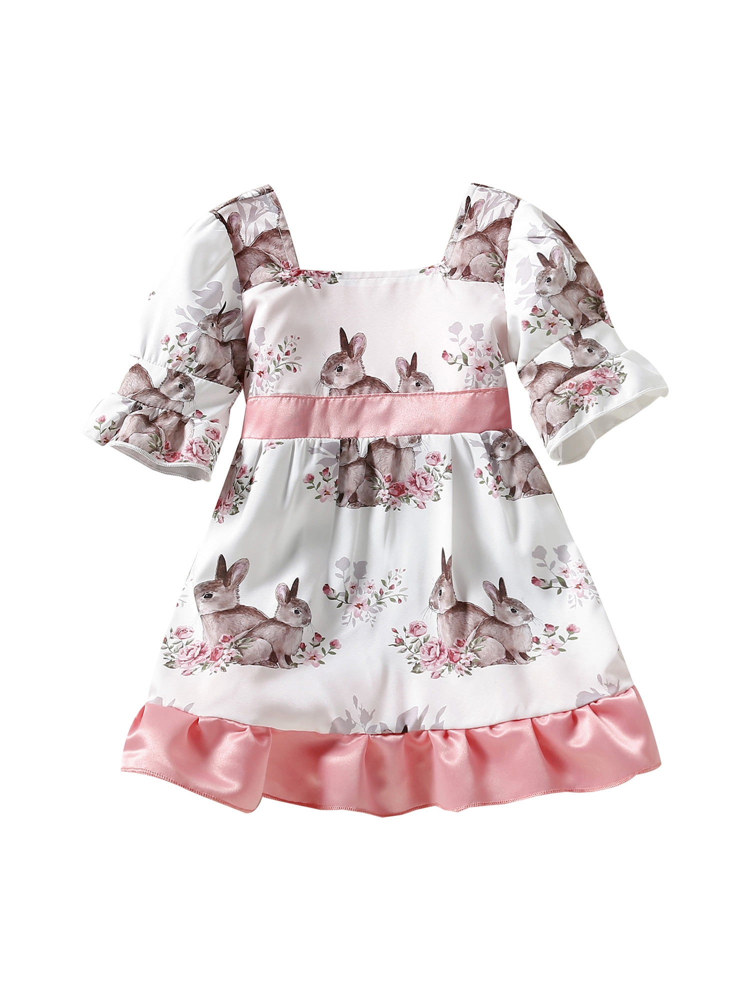 aturustex Toddler Baby Girl Easter Princess Dress 9M 12M 18M 24M 3T 4T ...